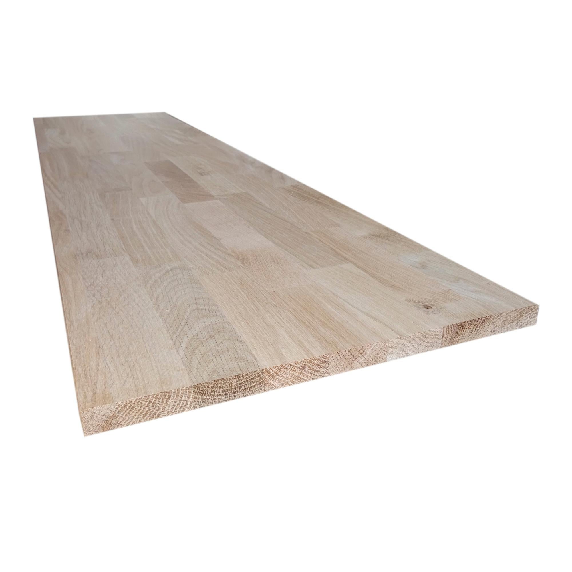 Tavola legno lamellare quercia 120 x 30 cm Sp 18 mm | Leroy Merlin