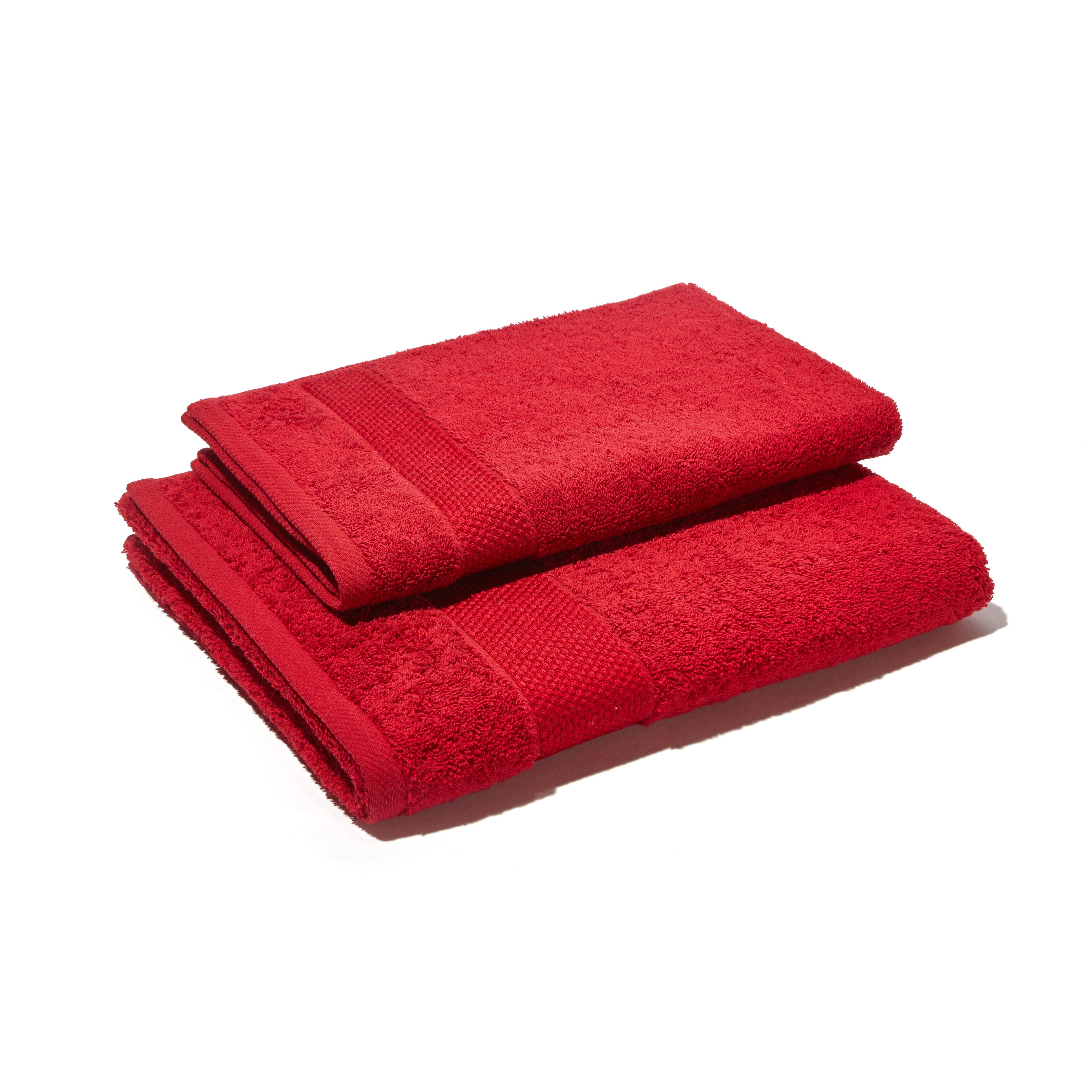 Asciugamano cotone 100% rosso 55 x 100 cm, made in Italy | Leroy Merlin Asciugamano cotone 100% rosso 55 x 100 cm, made in Italy | Leroy Merlin