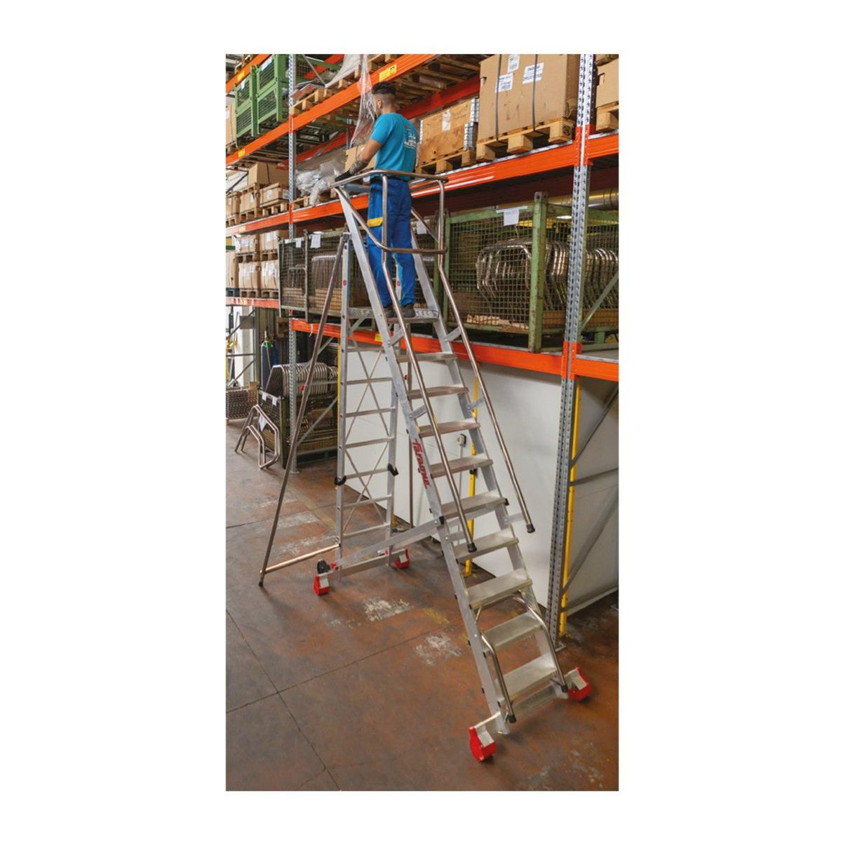 Scala multiposizione FARAONE in alluminio 10 gradini per lavori fino a ...