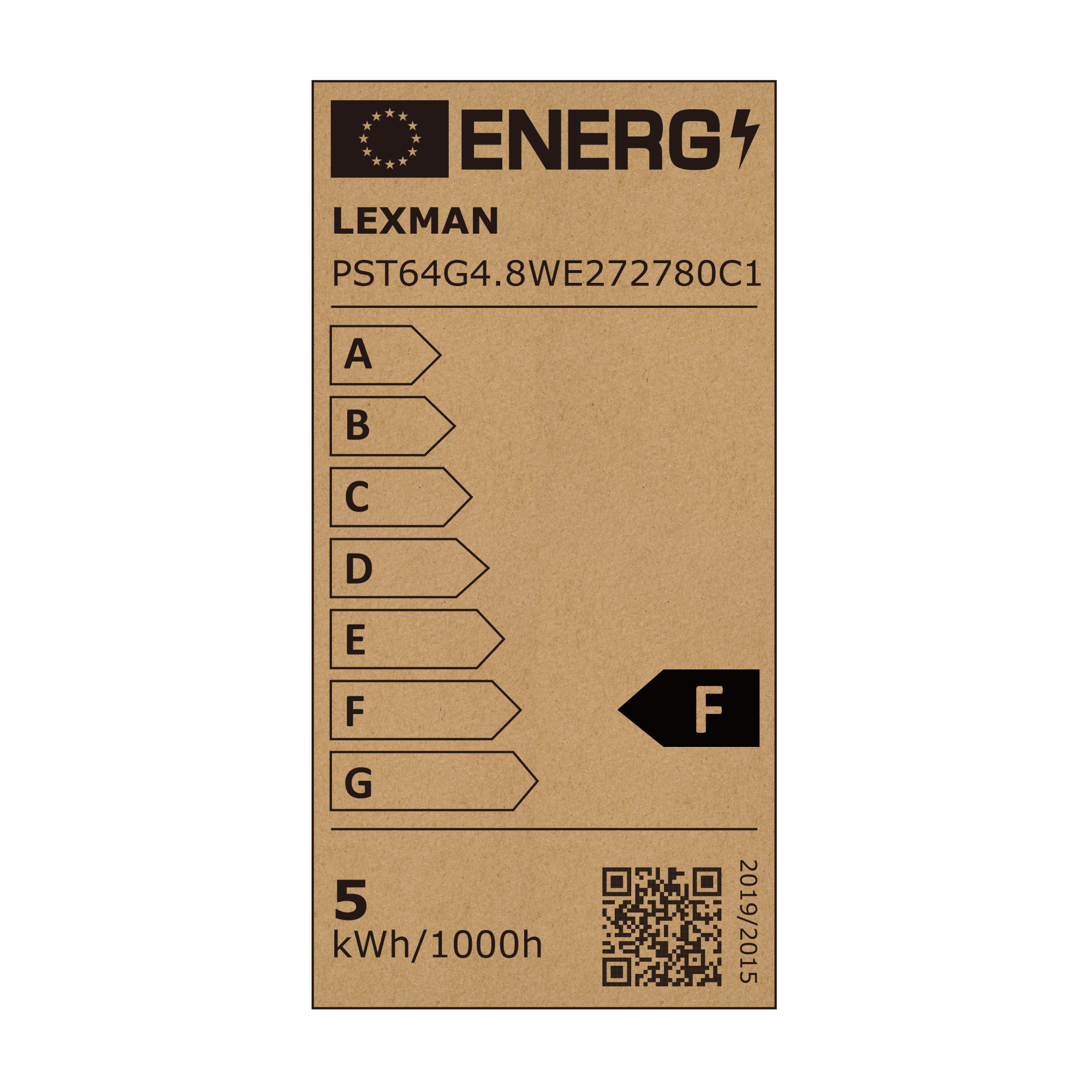 Lampadina LED filamento, E27, edison, ambrato, luce calda, 45W=500LM ...