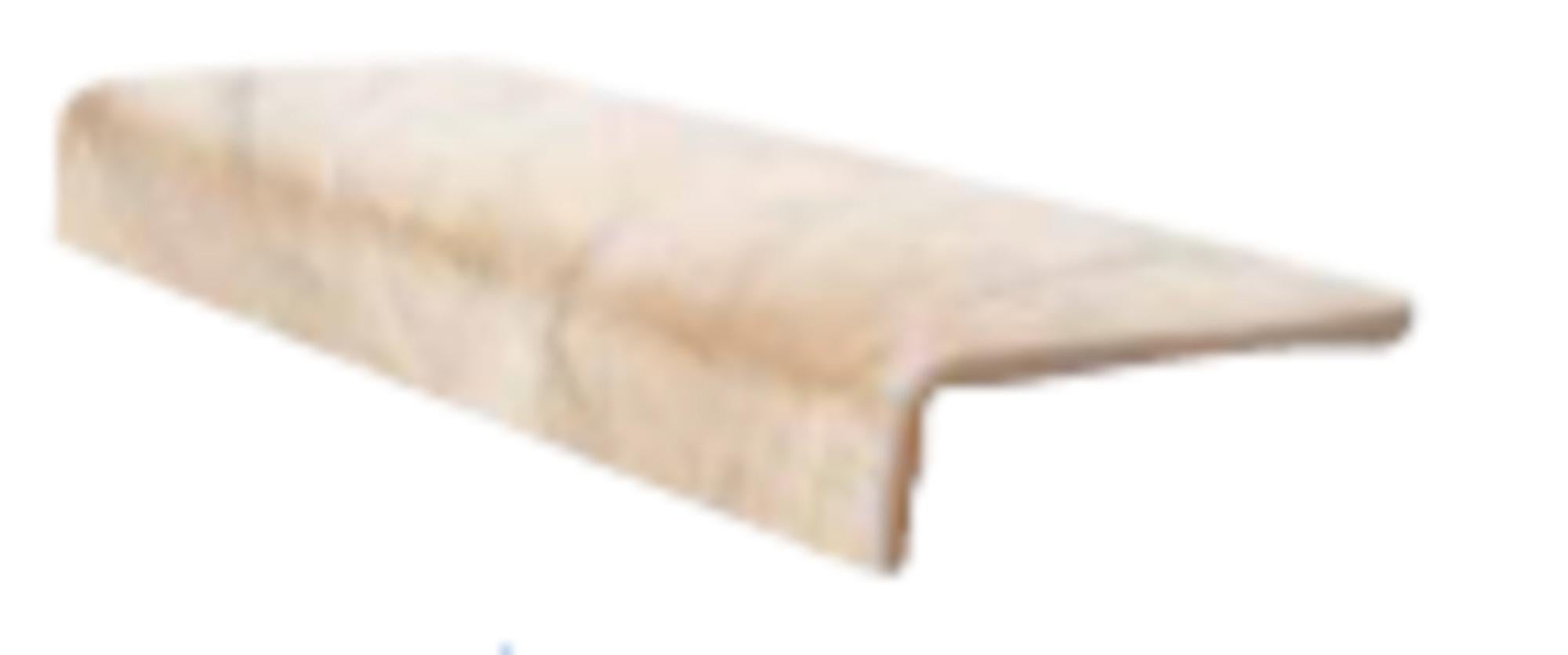 Elemento a L Pierre de Vals Vrin colore grigio H 4 x L 30 cm x Sp 9 mm ...