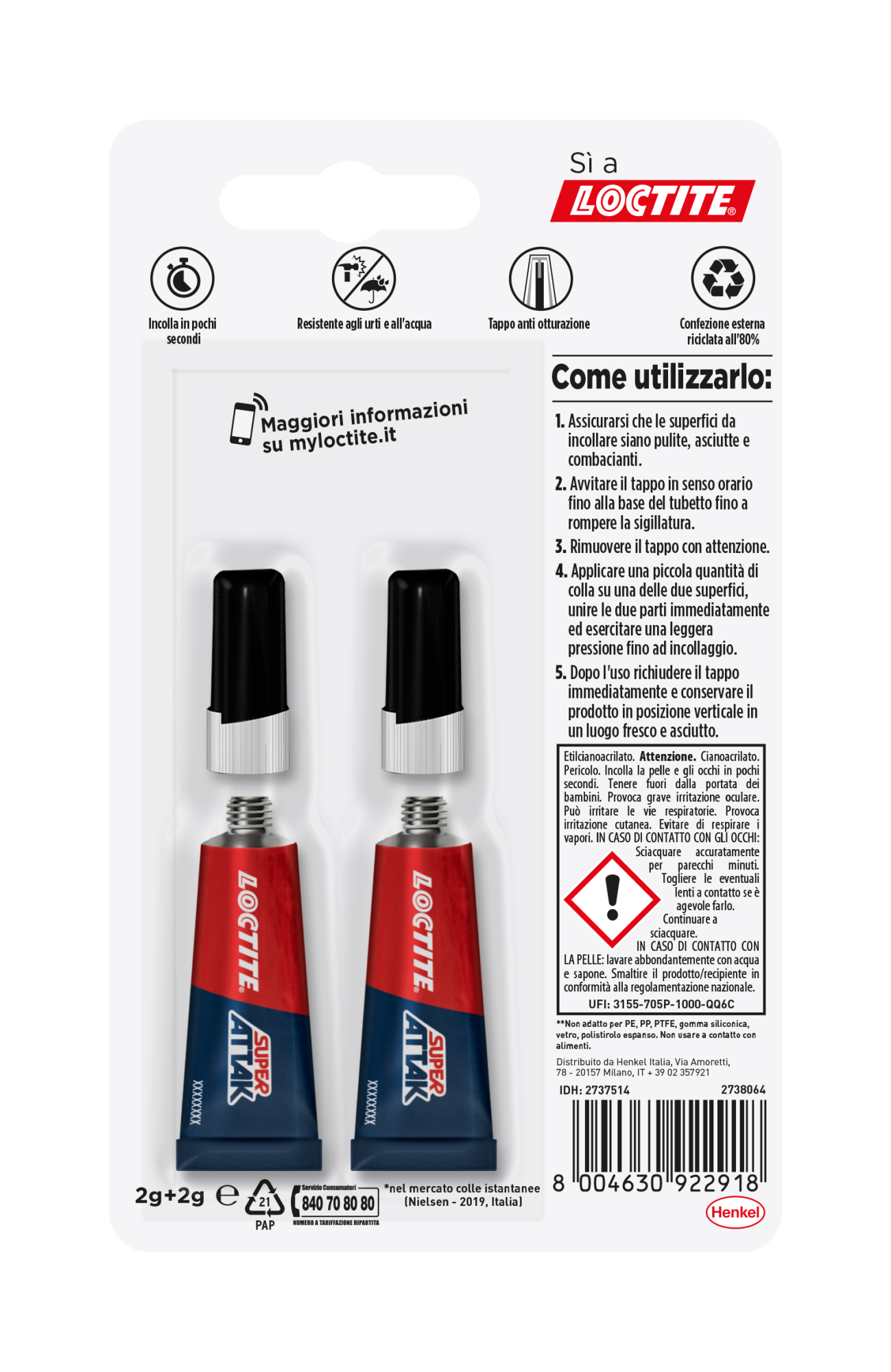 Colla LOCTITE Super Attak Liquido trasparente | Leroy Merlin