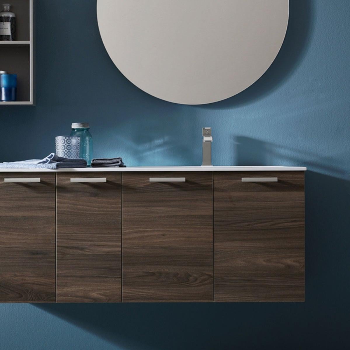 Base per mobile bagno Linea 2 ante L 60 x P 37 x H 50 cm bianco | Leroy ...