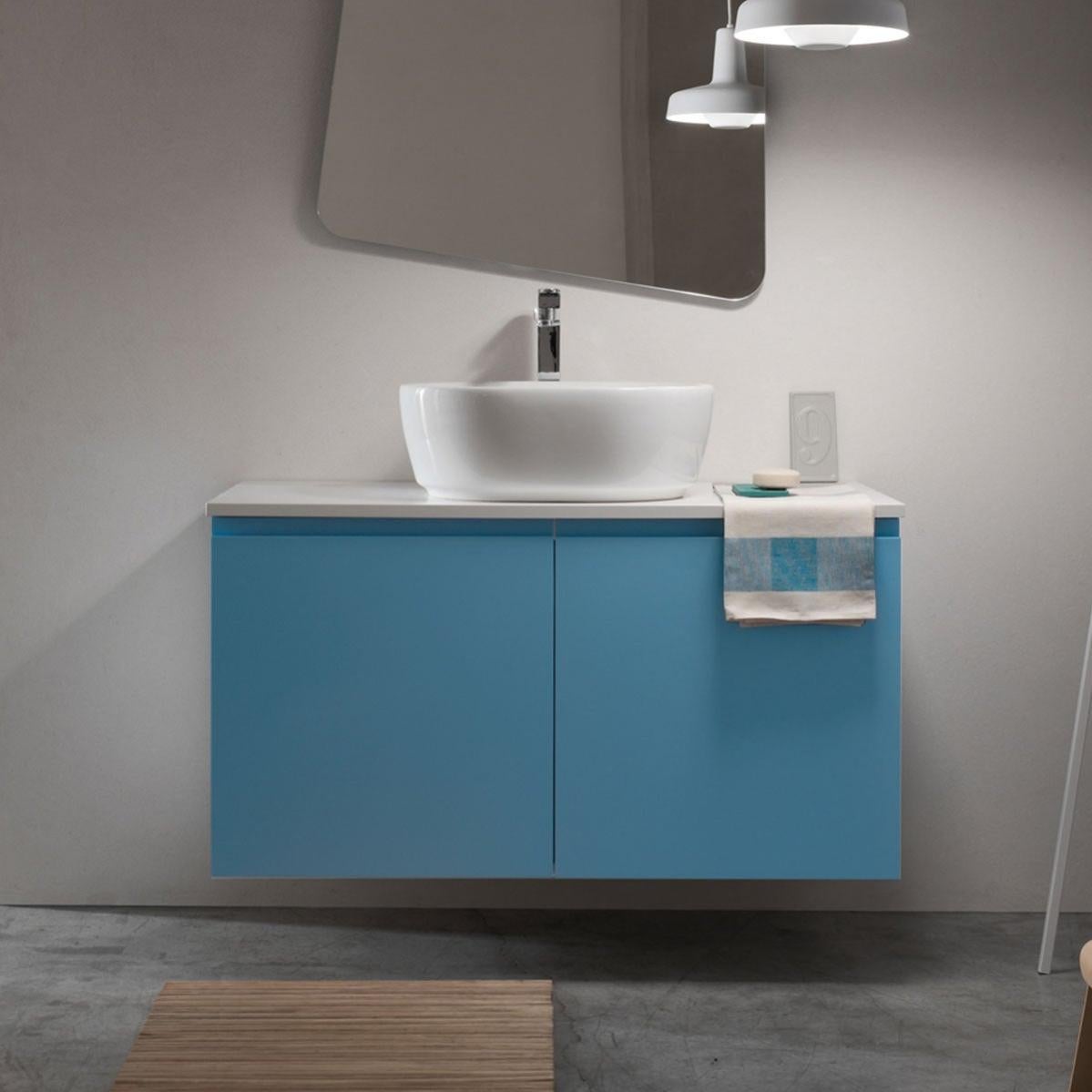 Base per mobile bagno 1 cassetto2 ante L 60 x P 37 x H 50 cm bianco ...