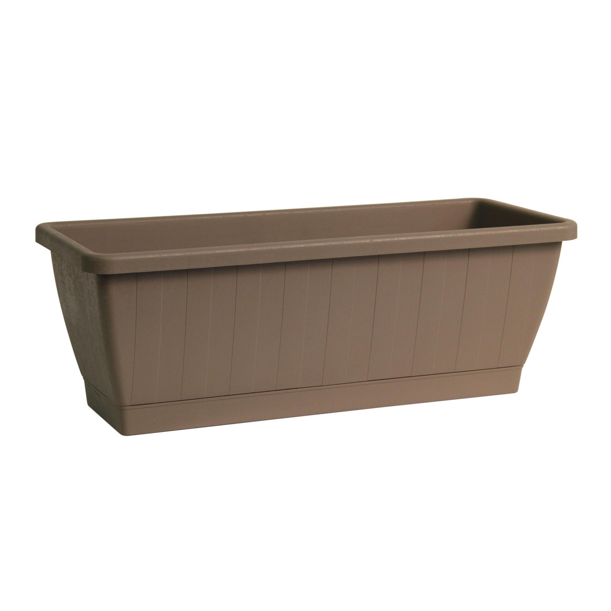 Cassetta portafiori Kezar Greener in plastica colore tortora H 18 x L 50 | Leroy Merlin