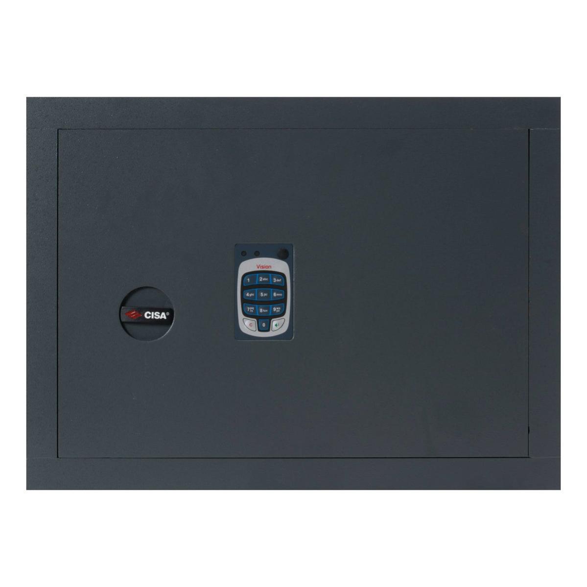 Cassaforte con codice elettronico CISA DGT Vision a incasso L 49 x H 36 ...