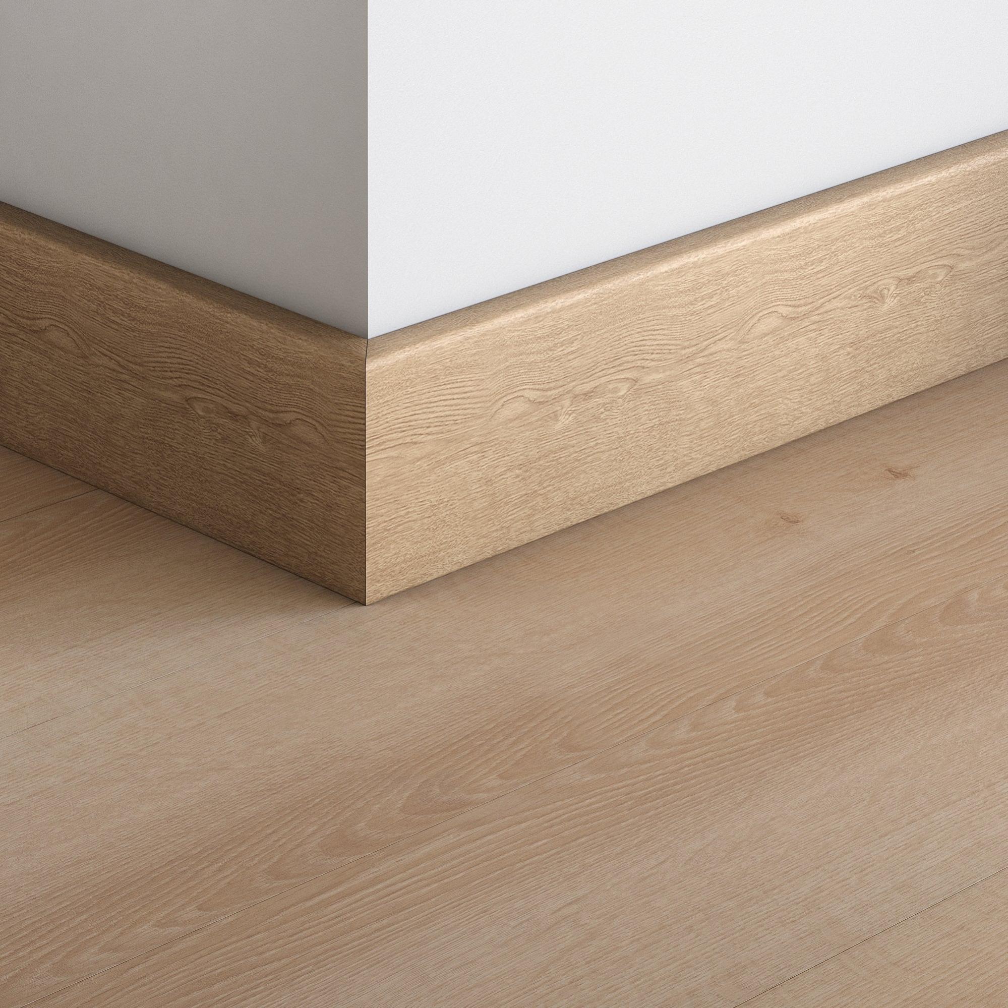 Battiscopa KU505L in pvc verniciato beige spessore 14.5 x H 78 | Leroy ...