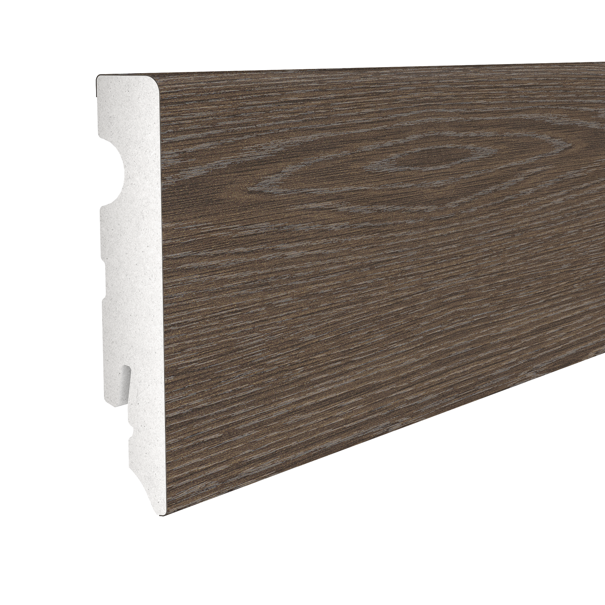 Battiscopa KU505L in pvc verniciato spessore 14.5 x H 78 | Leroy Merlin