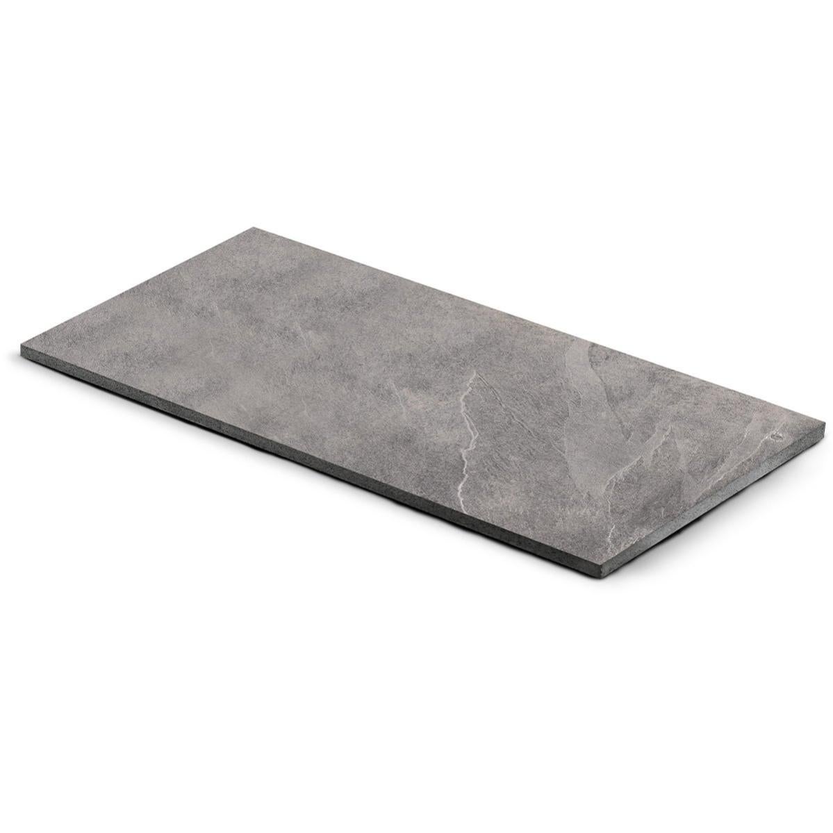 Lastra Slate Grey in pietra grigio 80 x 40 cm, spessore 30 mm | Leroy ...