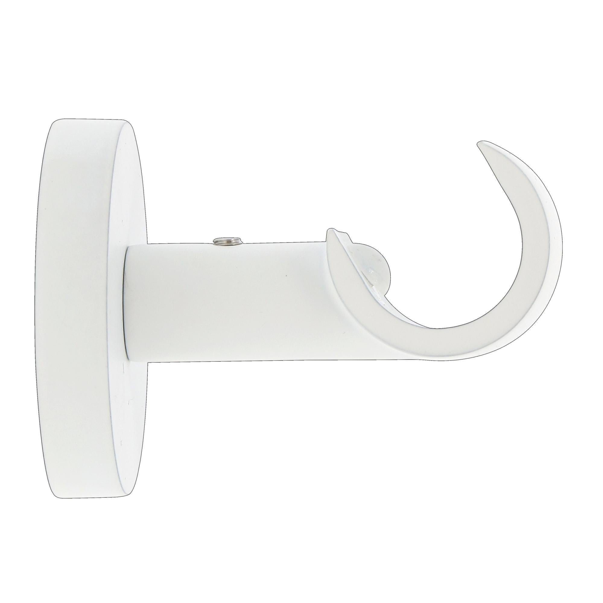 Supporto aperto Ø20mm Modern Design in metallo bianco opaco , 2 pz ...