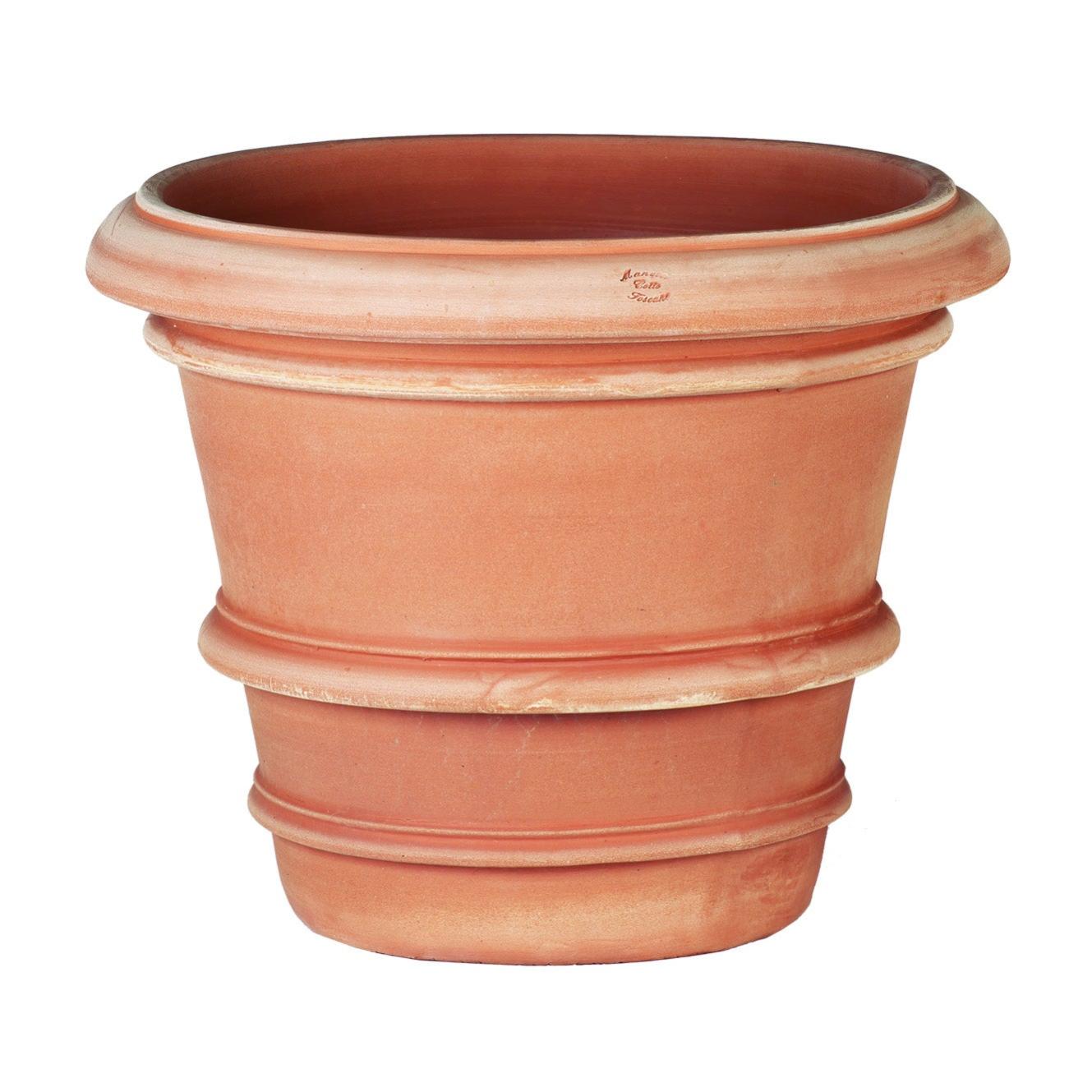 Vaso Conca Liscia in terracotta colore marrone H 26 cm, Ø 30 cm | Leroy ...