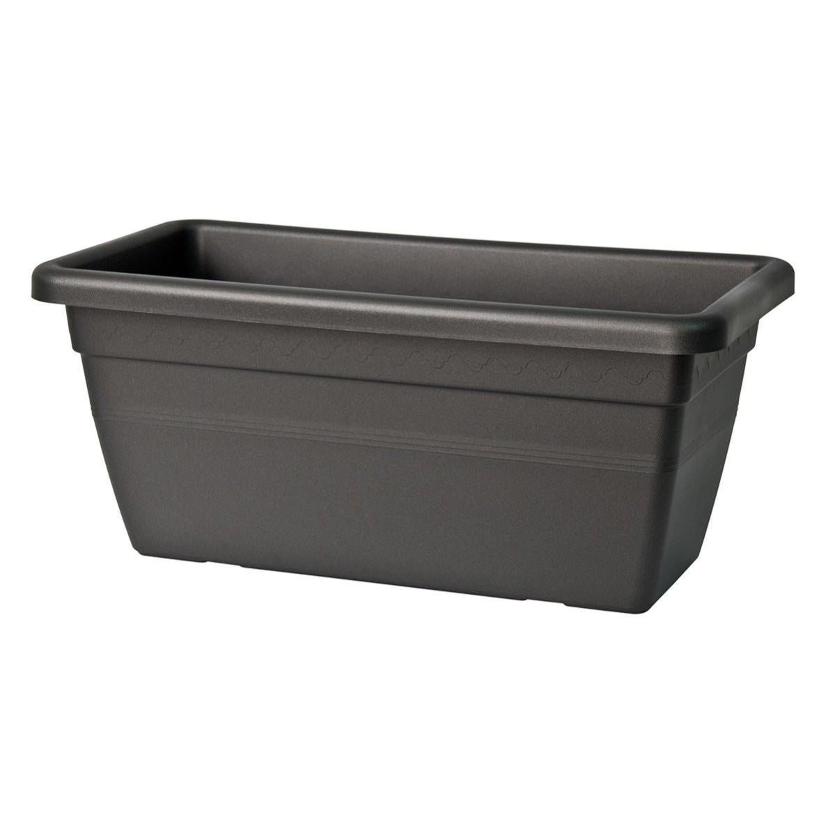 Fioriera Akea Greener EURO3PLAST in polipropilene antracite H 40 cm L 100 x P 46 cm | Leroy Merlin