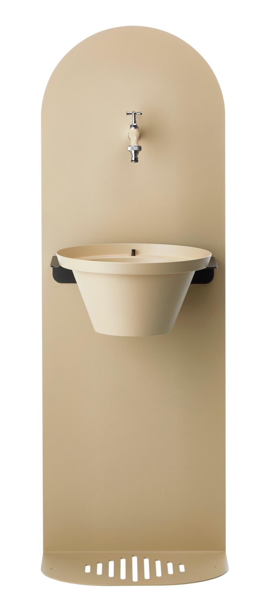 Fontana a colonna AQUAPOINT GROUND FOUNTAIN in ferro H 116 cm, 40 x 40 ...