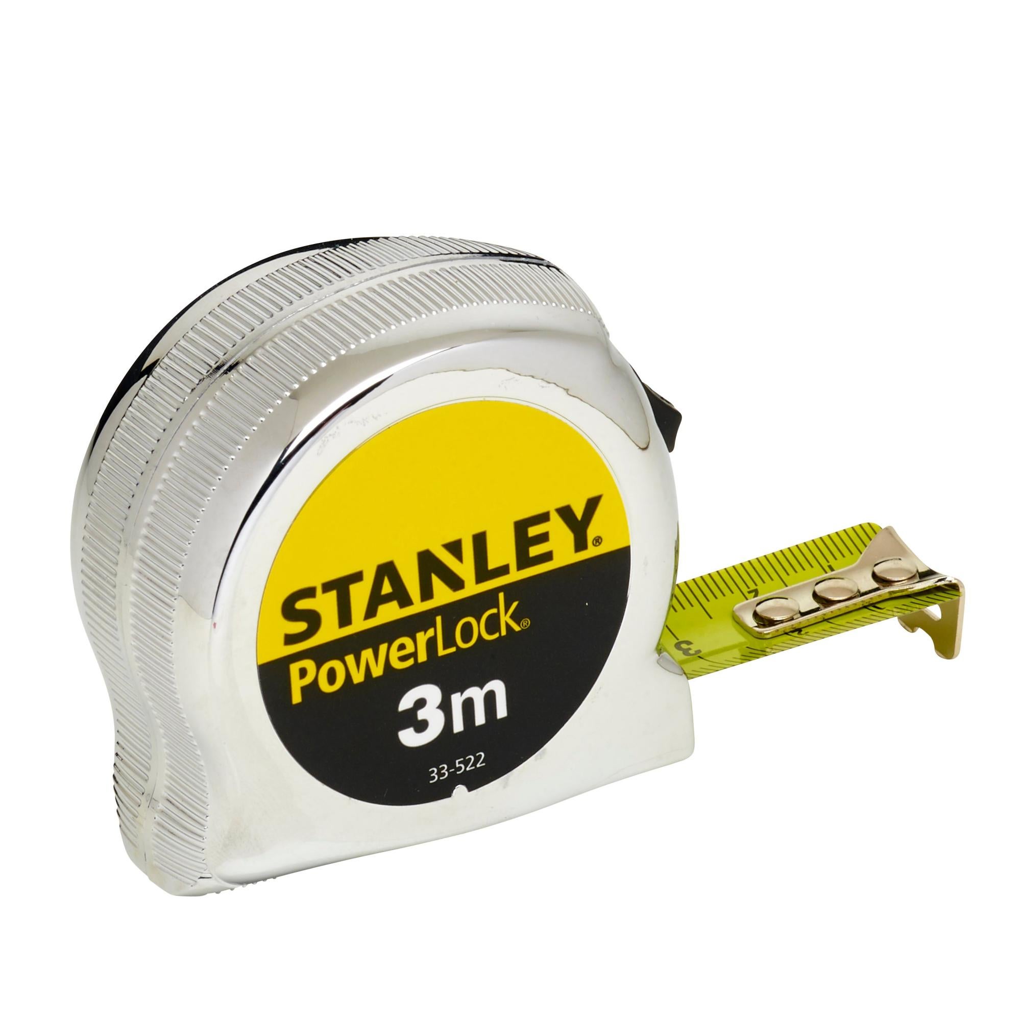 Flessometro pieghevole STANLEY Micropowerlock acciaio 3 m x 19 mm | Leroy Merlin