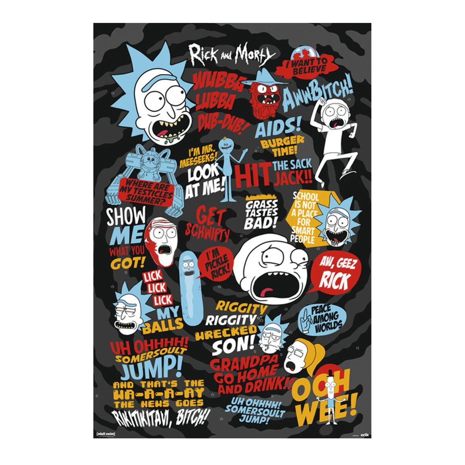 Poster Rick&Morty 61x91.5 cm | Leroy Merlin