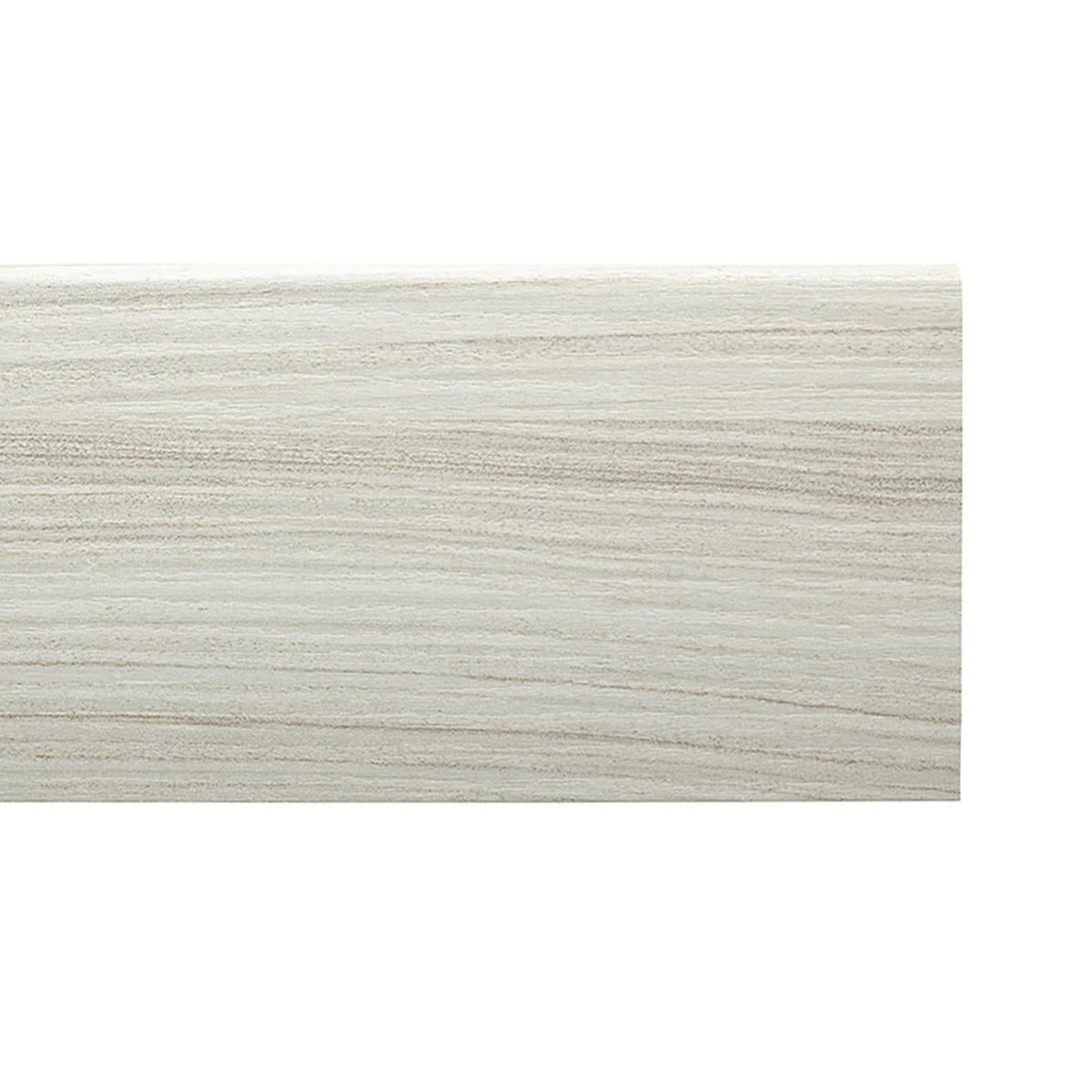 Battiscopa in mdf verniciato palissandro bianco spessore 10 x H 80 x L ...