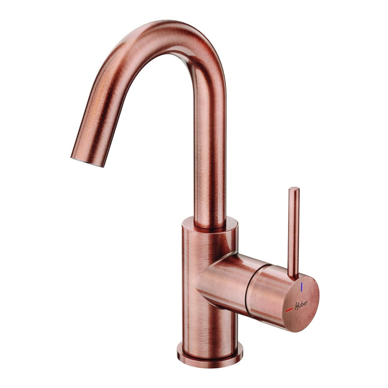 Rubinetto per lavabo TAYRONA rame spazzolato HUBER | Leroy Merlin