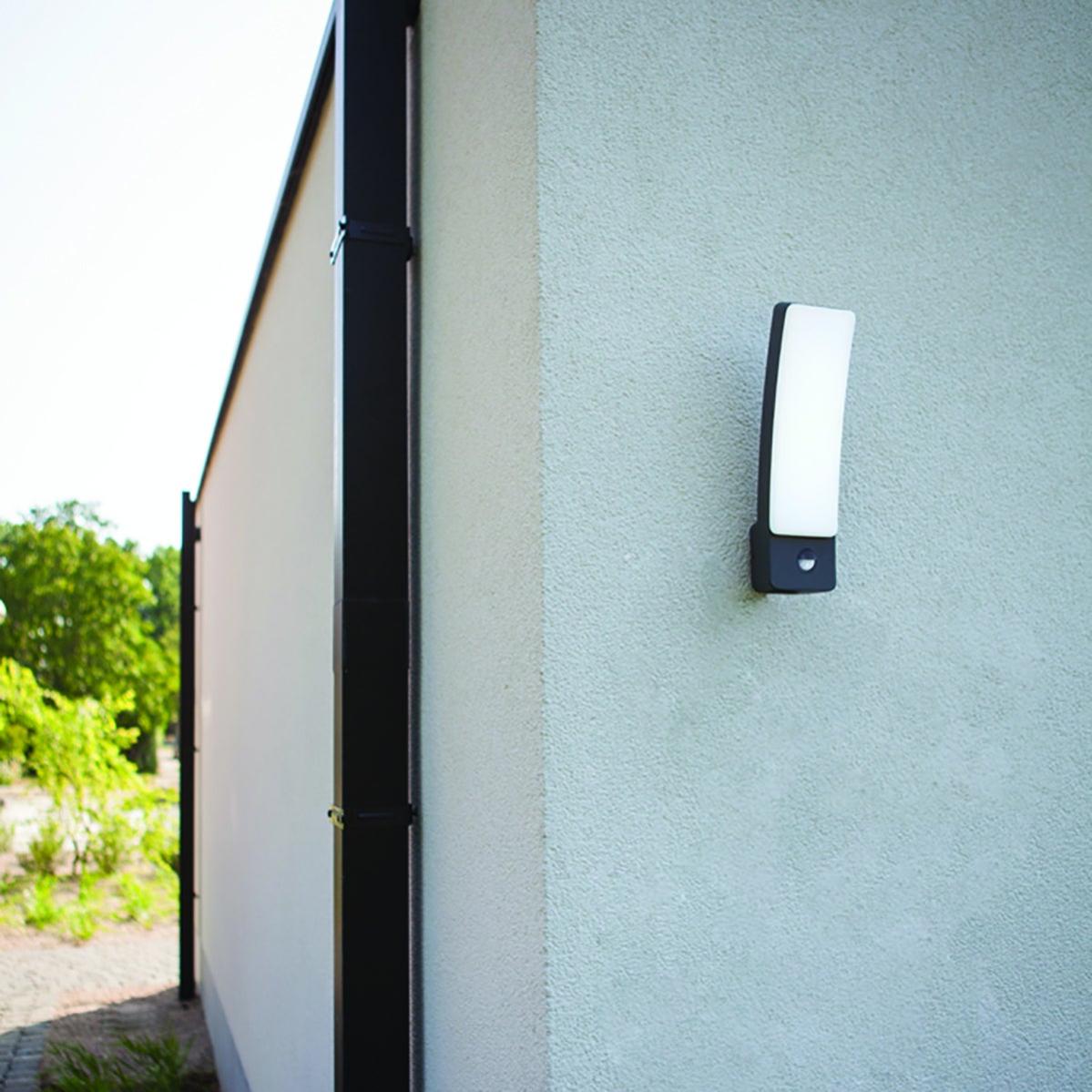 Applique smart Kira LED con sensore di movimento, in alluminio, grigio ...