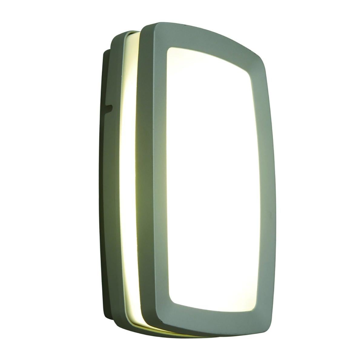 Applique classico Seine grigio scuro, in alluminio, x 18.5 cm, LUTEC ...