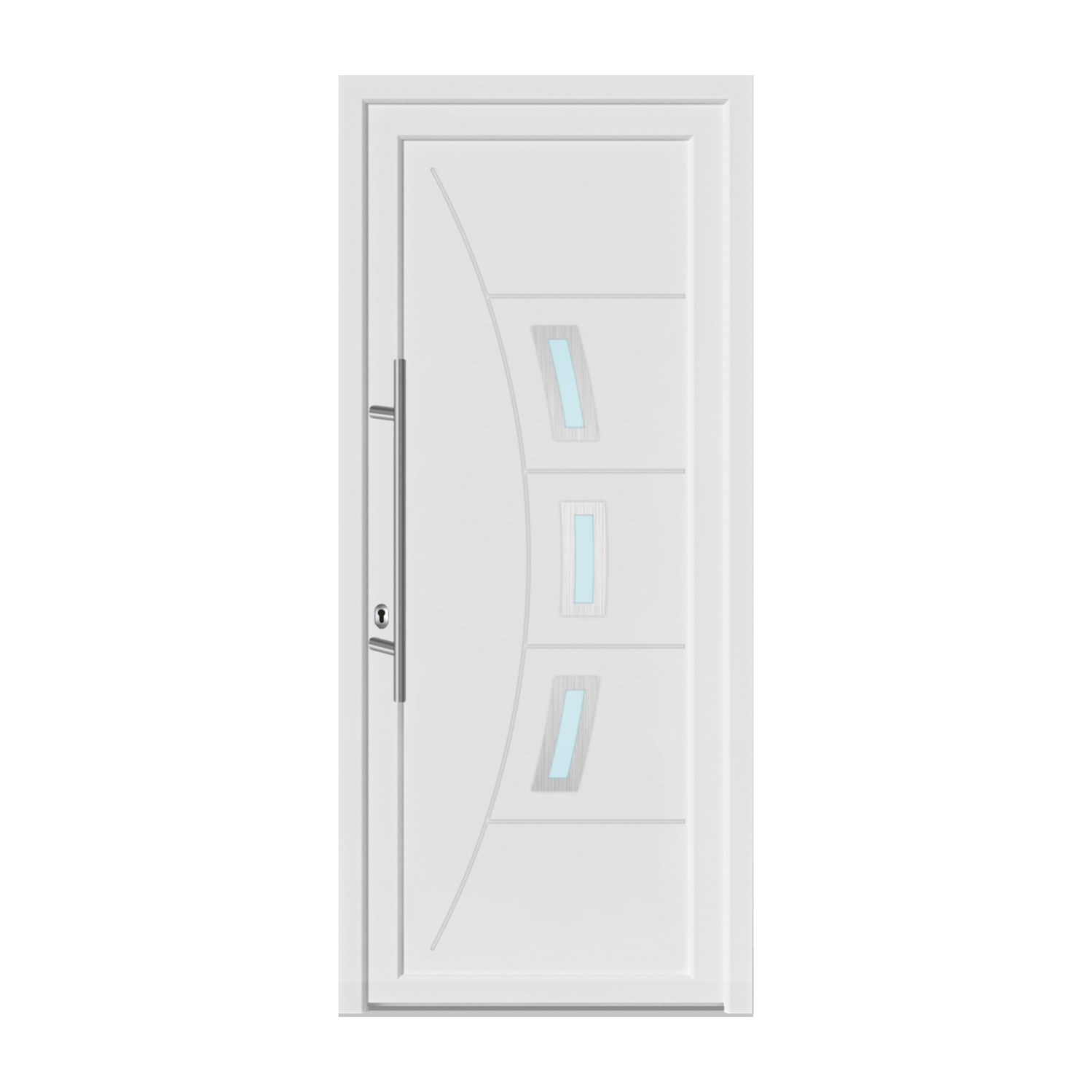 Portoncino d'ingresso 20021 bianco L 90 x H 210 cm apertura destra ...