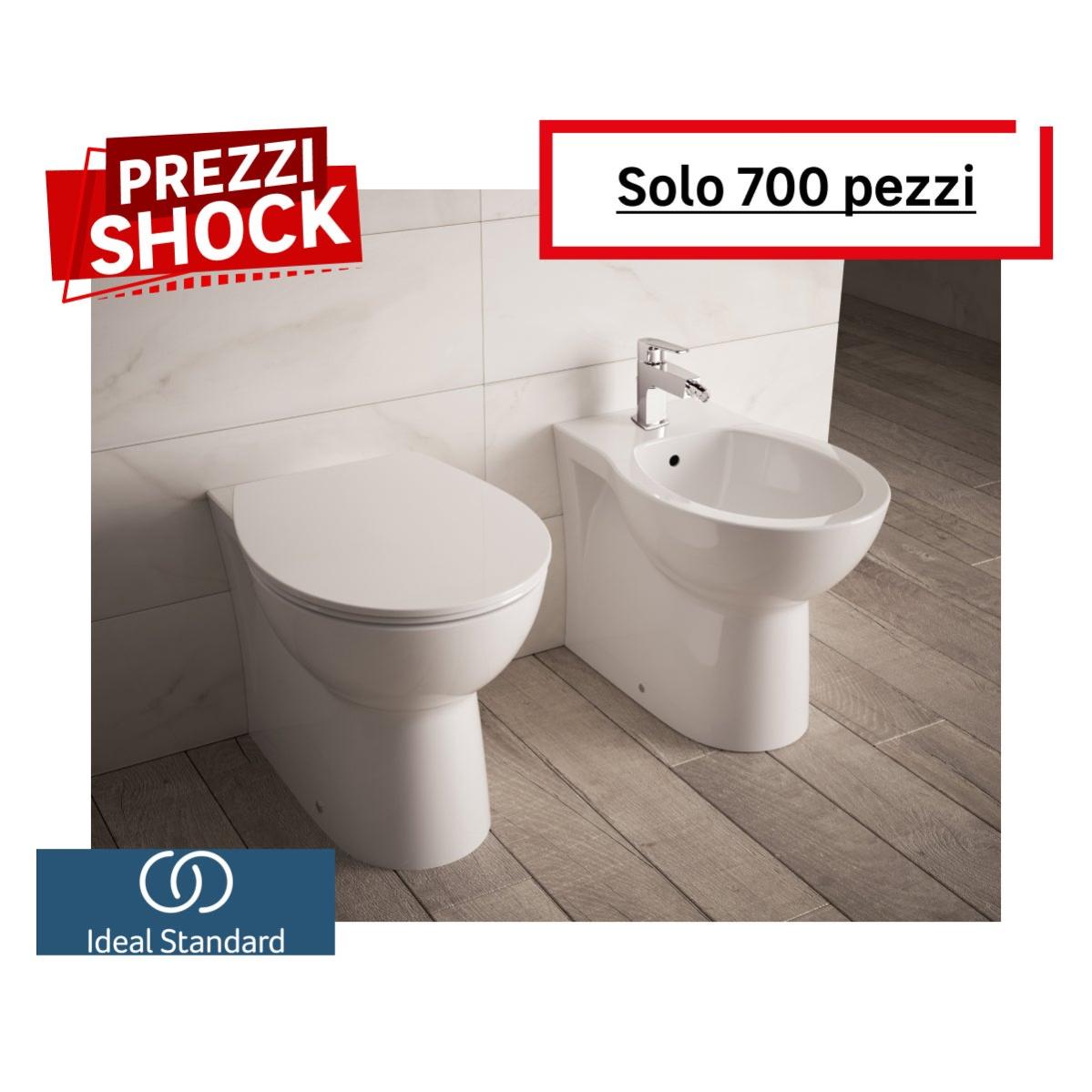 Coppia sanitari filomuro Tirso IDEAL STANDARD | Leroy Merlin