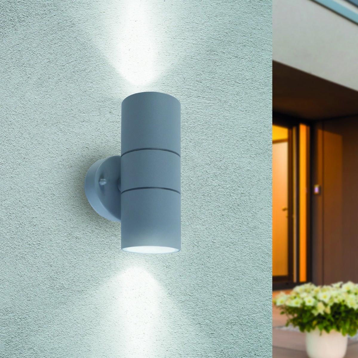 Applique Granada grigio marina, in alluminio, x 6 cm, 2 luci BOTLIGHTING | Leroy Merlin