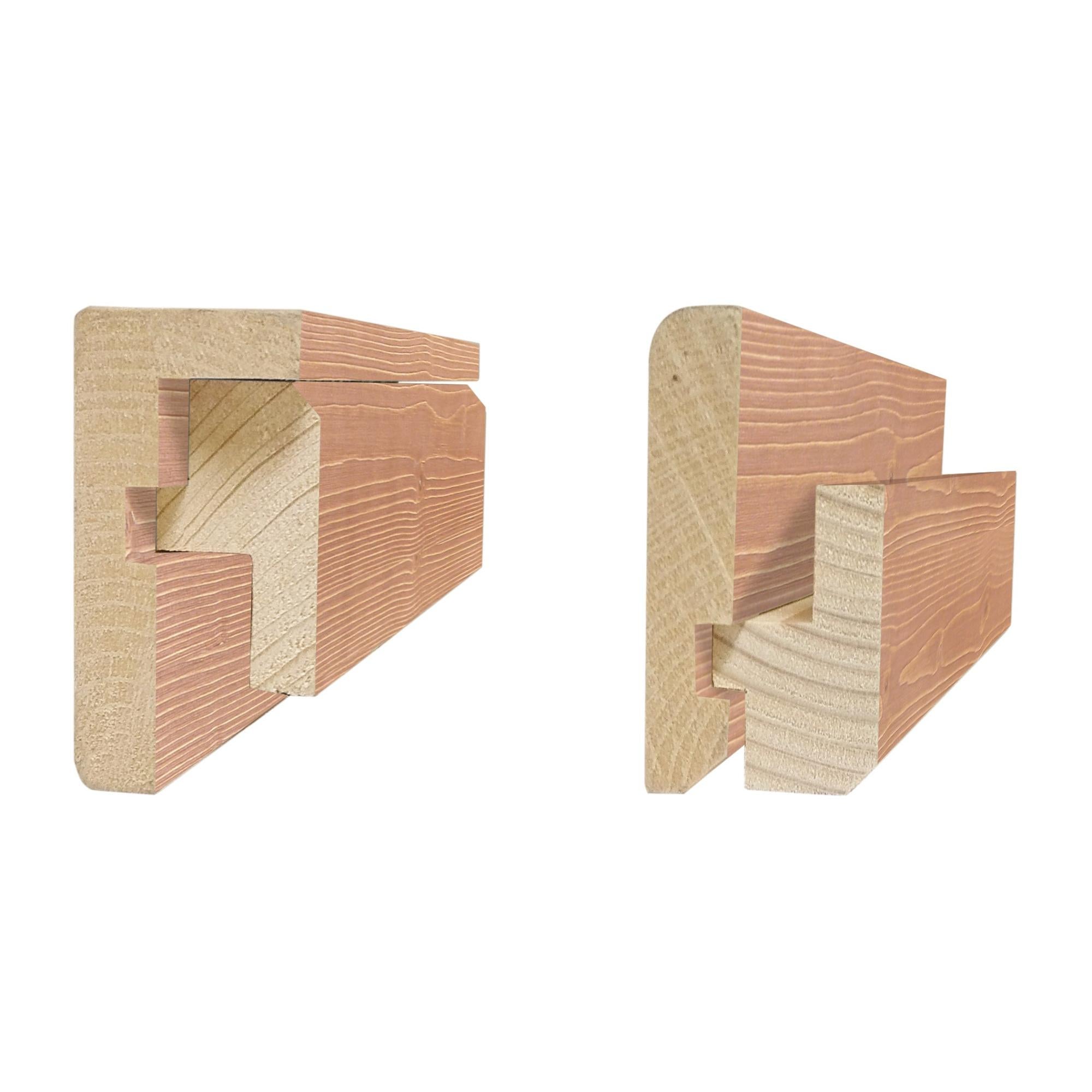 Profilo in abete colore prugna Sp 100 x L 240 x L 2000 mm | Leroy Merlin