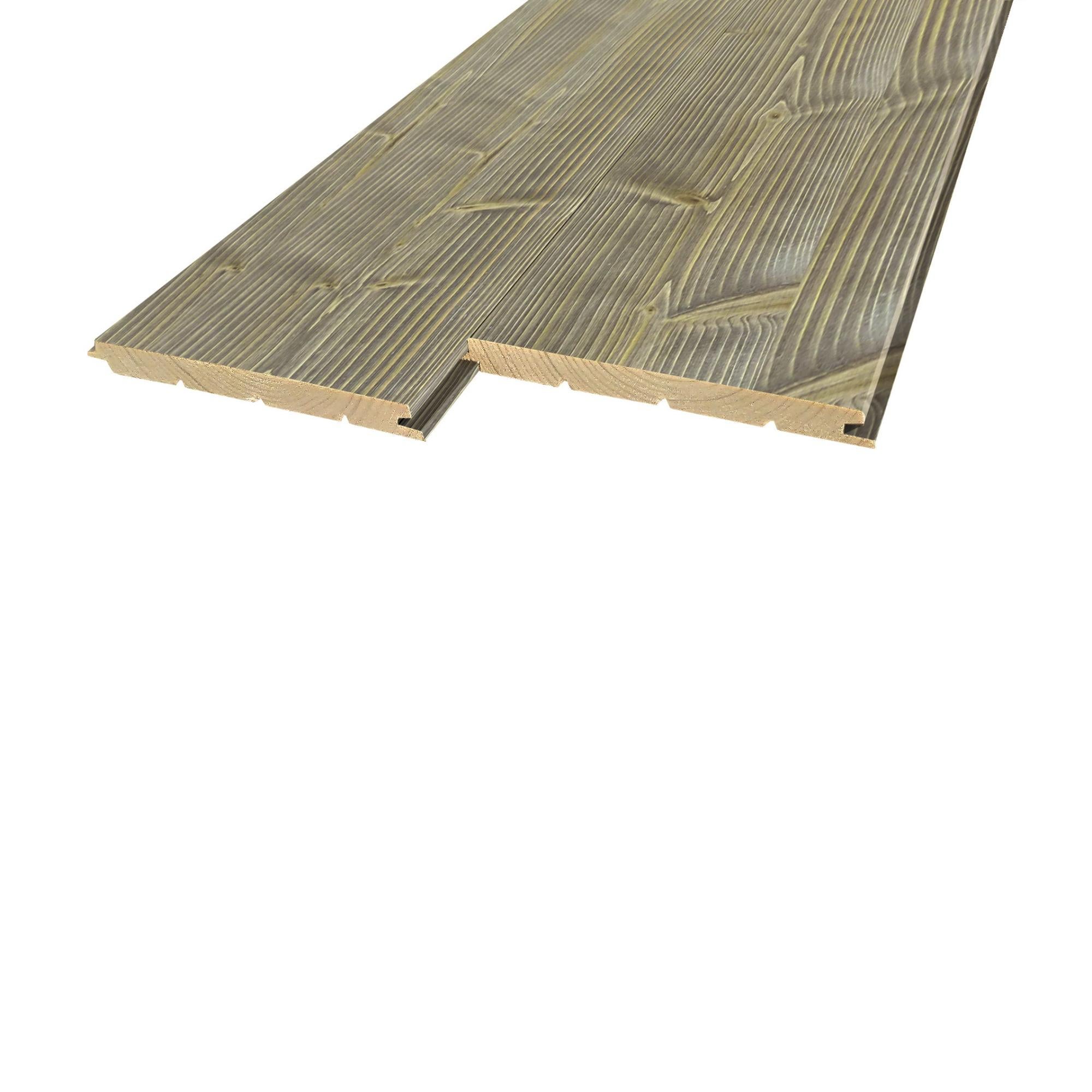 Perlina legno verniciato cenere 1° scelta L 200 x H 12 cm Sp 12 mm ...