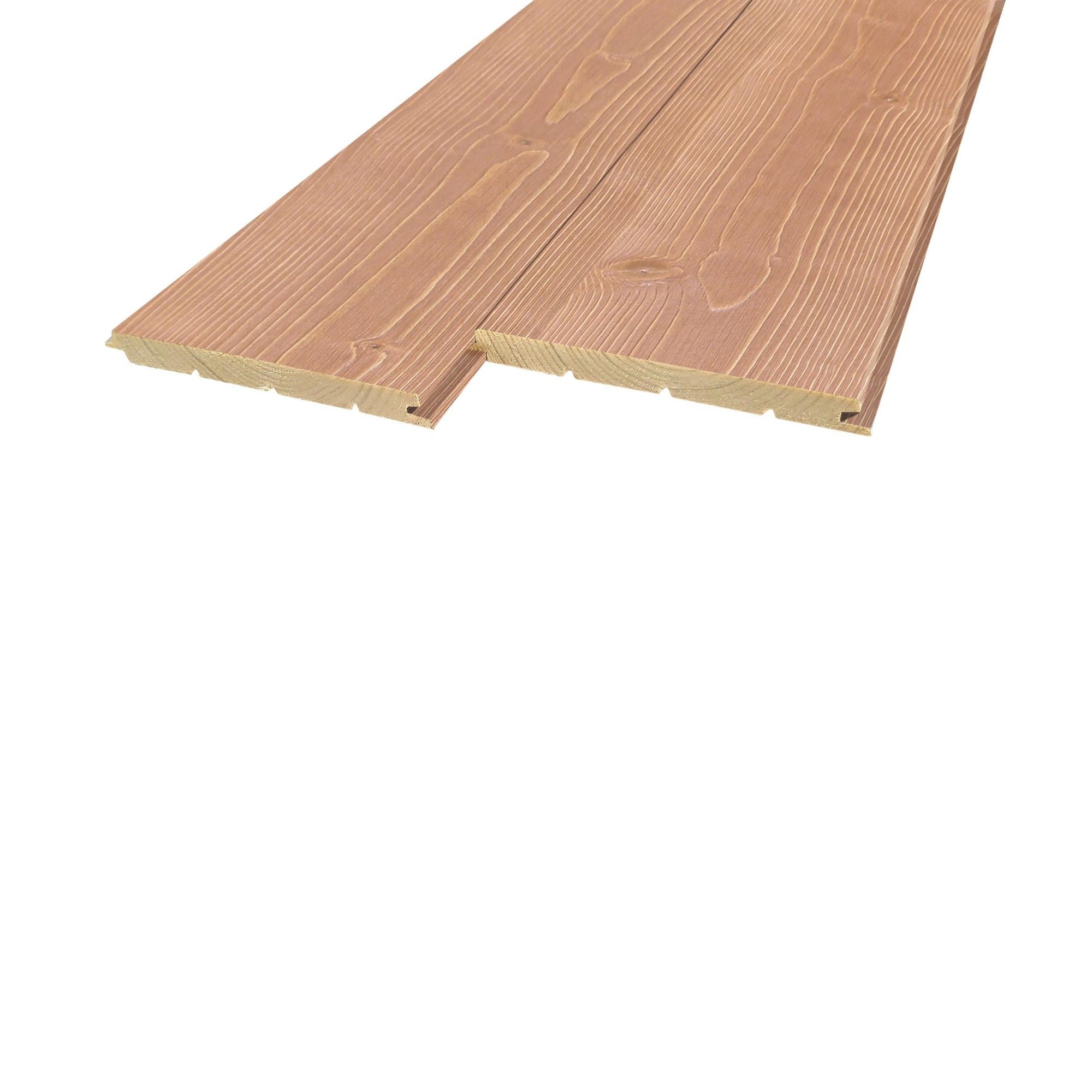 Perlina legno verniciato prugna 1° scelta L 200 x H 12 cm Sp 12 mm ...