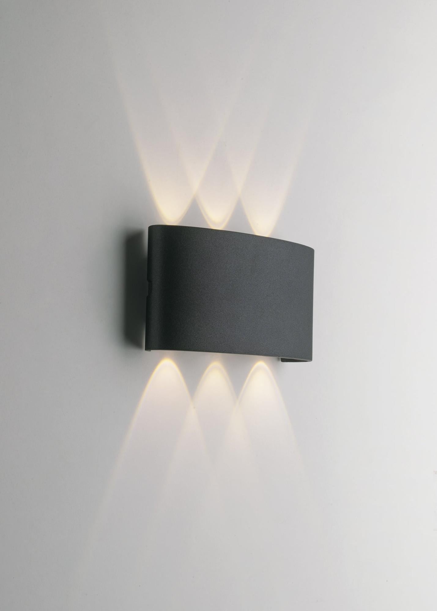Applique Beetle LED in alluminio, antracite, 6W 600LM IP54 | Leroy Merlin