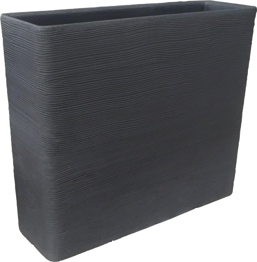 Fioriera Shabby in polietilene colore Ghisa H 77 cm, L 89 x P 28 cm ...