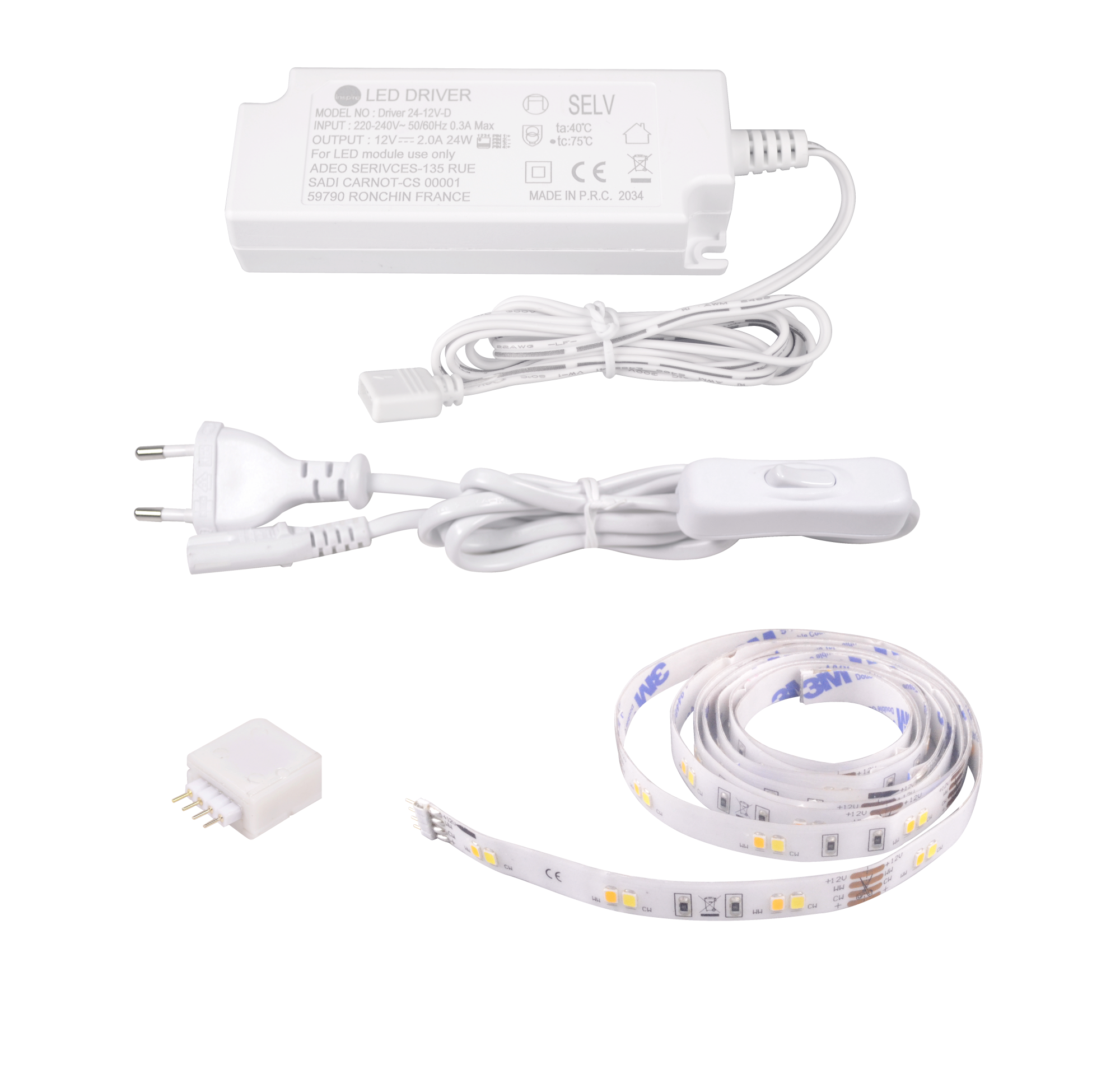 Kit striscia led 1.5m 885LM INSPIRE | Leroy Merlin