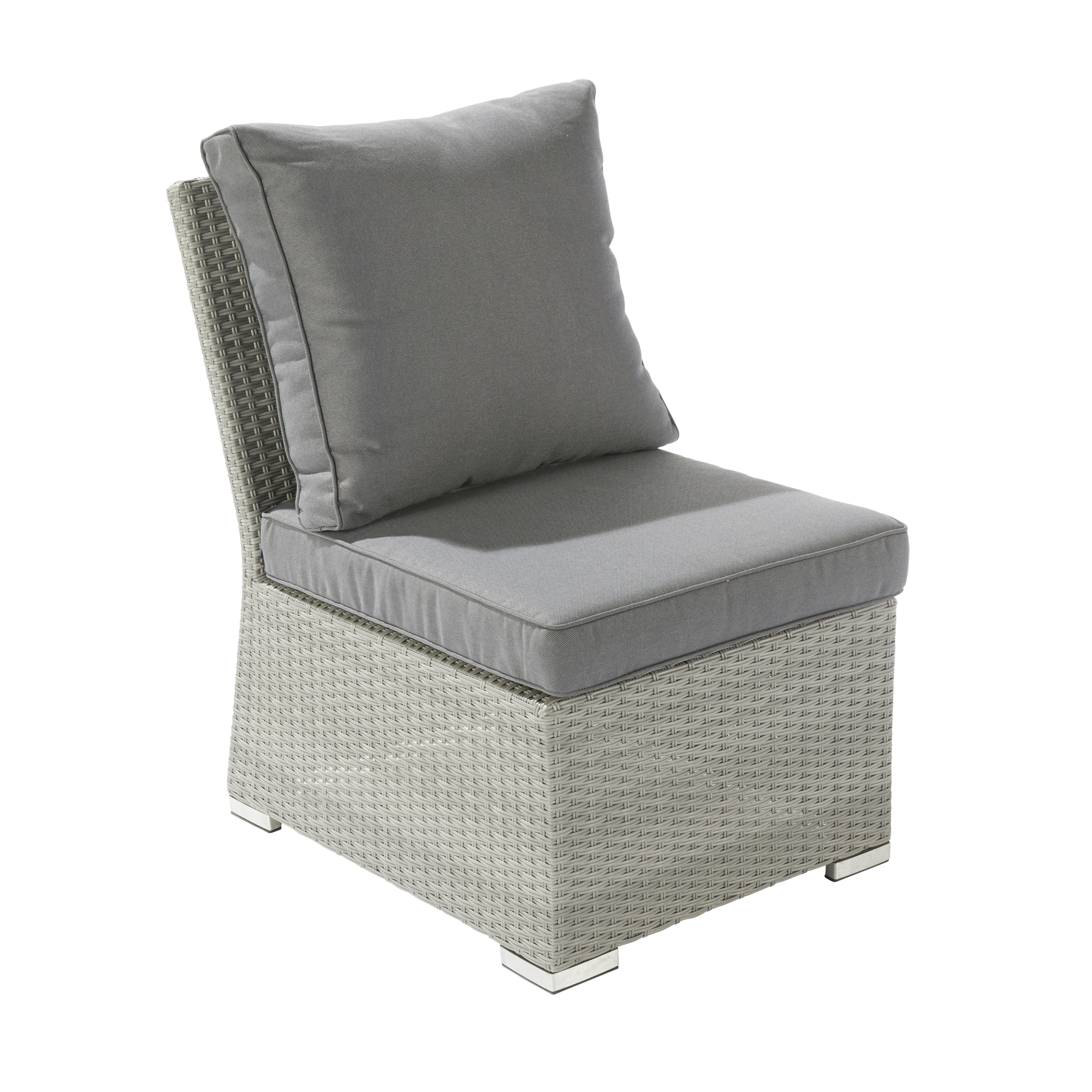 Divano da giardino con cuscino Davos NATERIAL in alluminio, seduta in ...