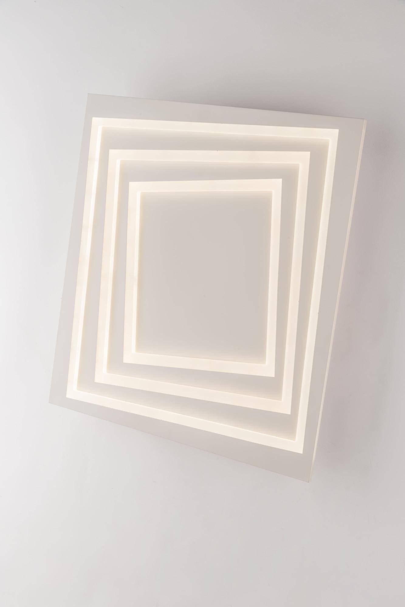 Plafoniera moderno Hypnotic LED CCT , in acrilico, bianco47x47 cm, LUCE ...