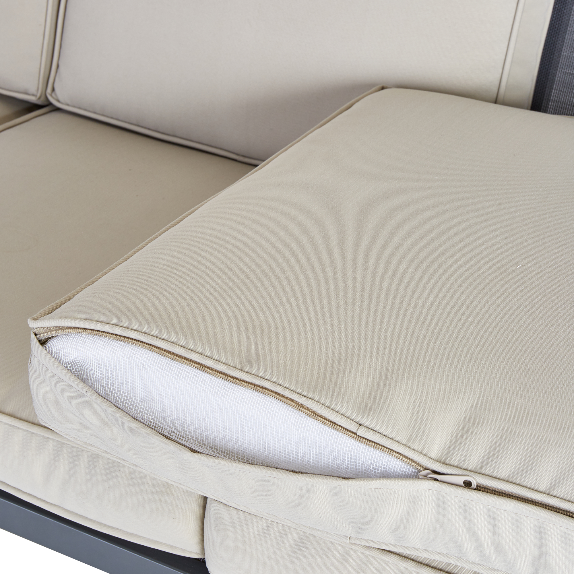 Dondolo Oris NATERIAL in acciaio, beige | Leroy Merlin