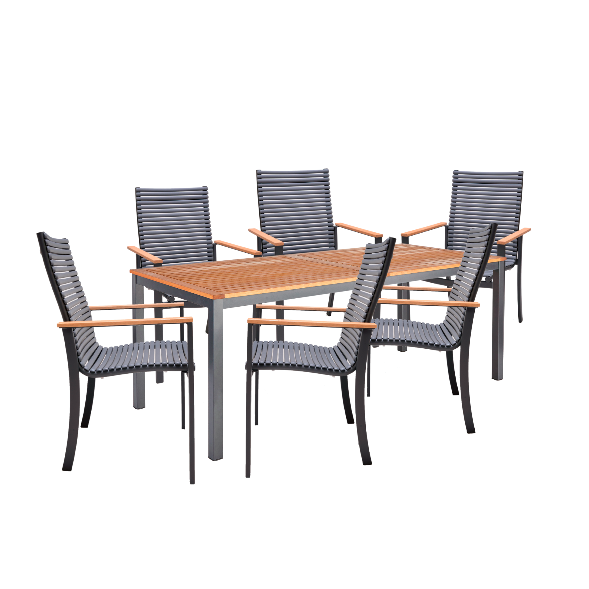 Tavolo da pranzo per giardino Oris NATERIAL in alluminio con piano in ...