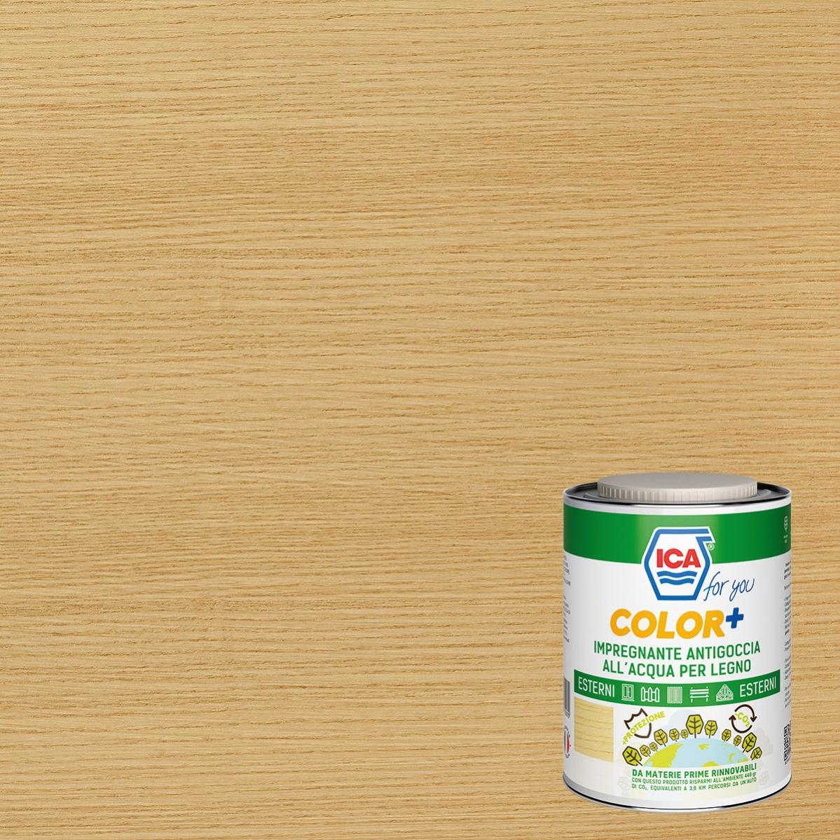 Impregnante per legno da esterno a base acqua rovere, 2.5 lt, 10 anni ...