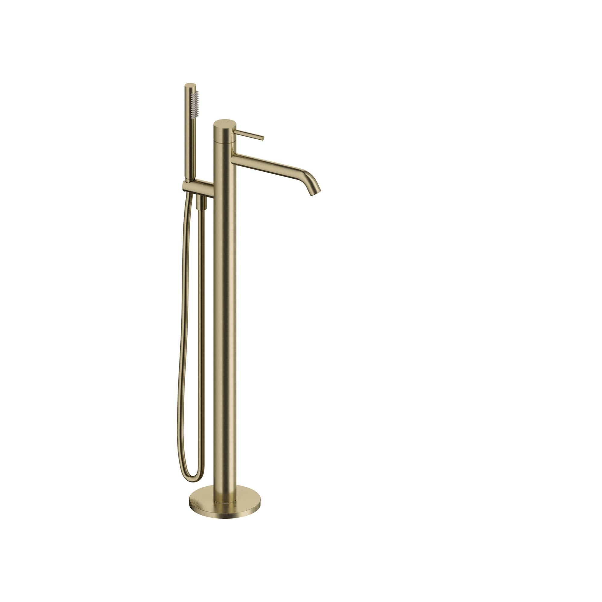 Rubinetto per vasca Loop grigio spazzolato SANYCCES | Leroy Merlin