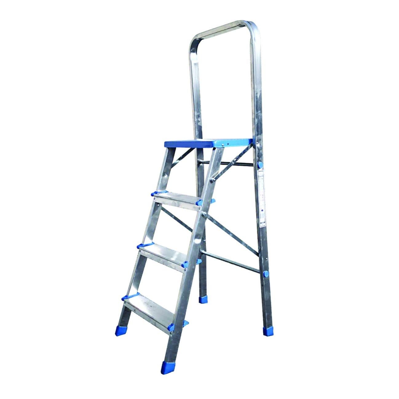 Scaletta Sintonia in alluminio 4 gradini 100 kg | Leroy Merlin