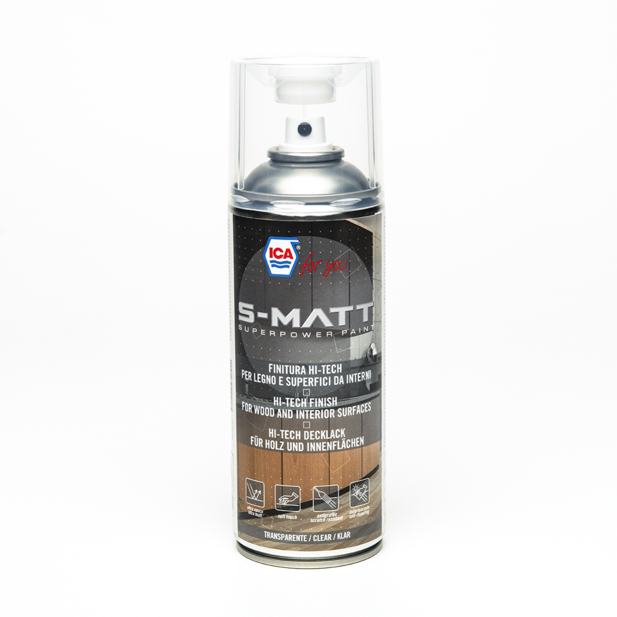 Smalto per pavimenti interni ICA FOR YOU S-MATT trasparente 0.4 L ...