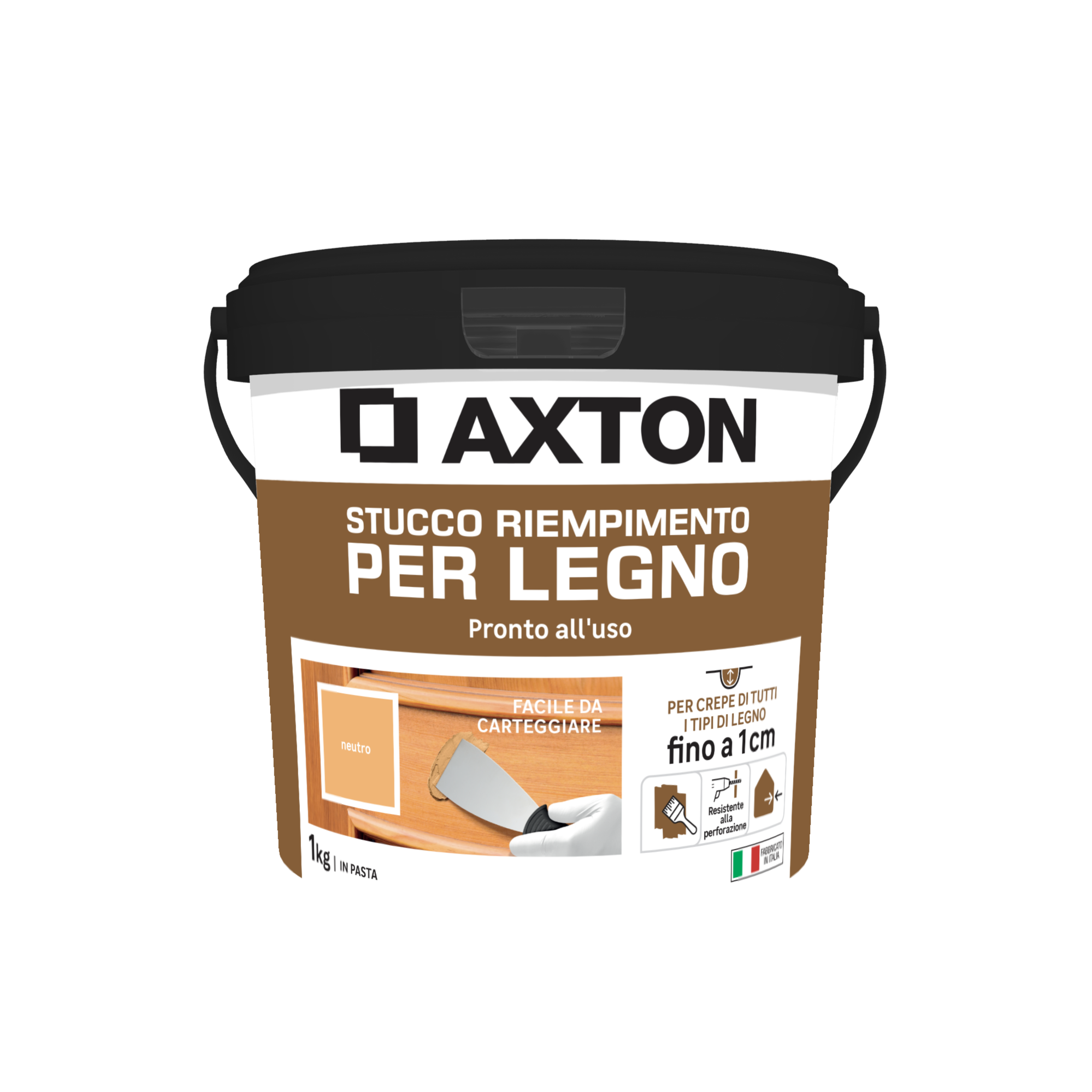 Stucco riempitivo in pasta AXTON stucco riempitivo 1 kg bianco | Leroy ...