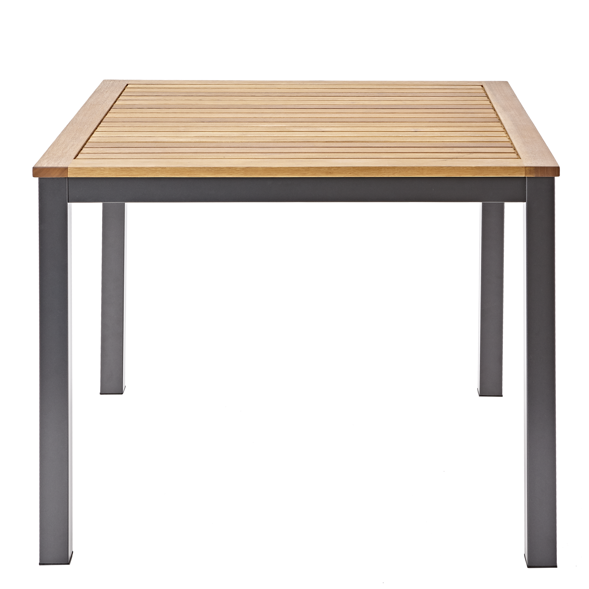 Set tavolo e sedie Oris NATERIAL in alluminio per 4 persone, marrone | Leroy Merlin