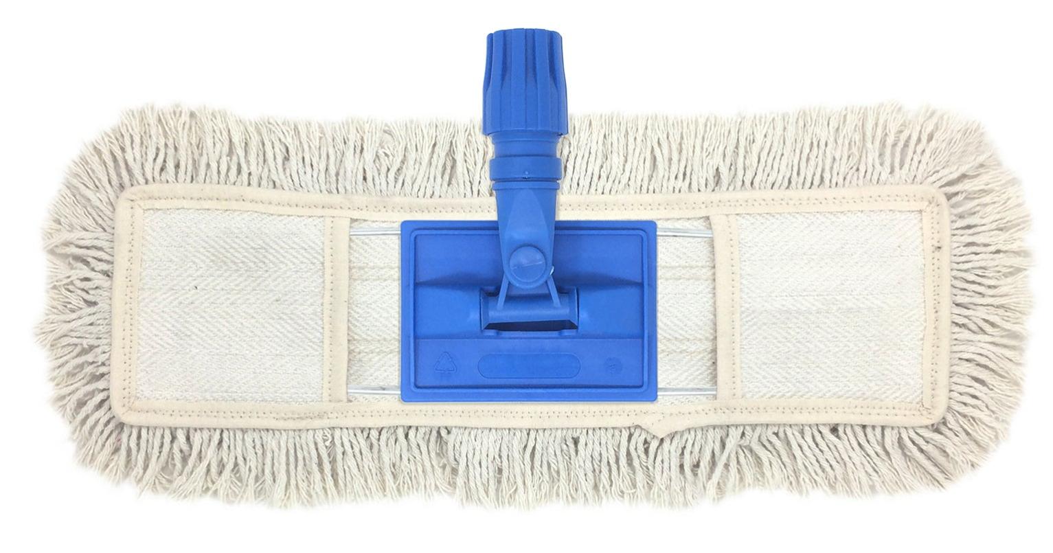 Kit pulizia pavimenti APEX Scopa cotone 40 cm in polipropilene | Leroy ...