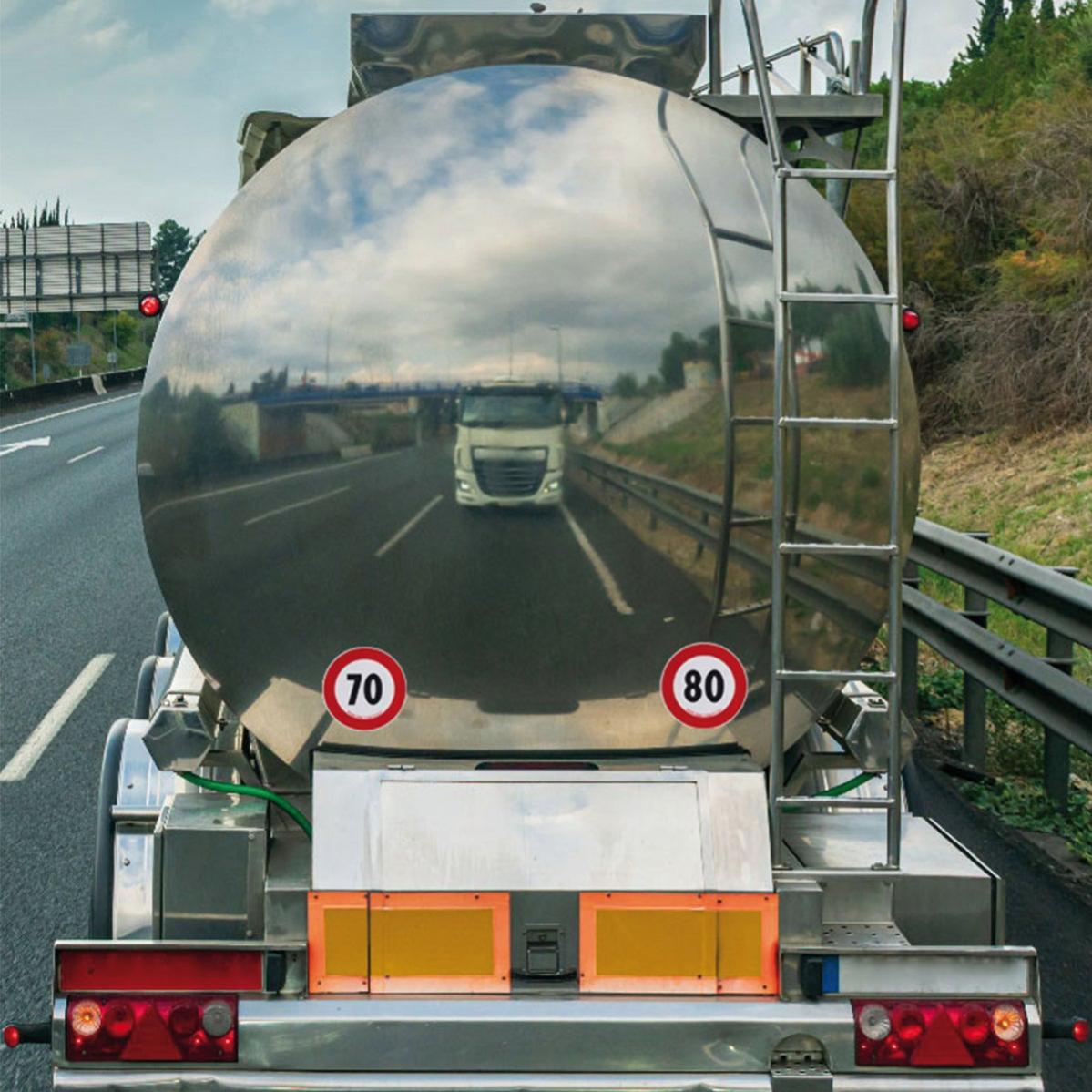 Sticker Limite di velocità 70 Km pvc 20 x 20 cm | Leroy Merlin