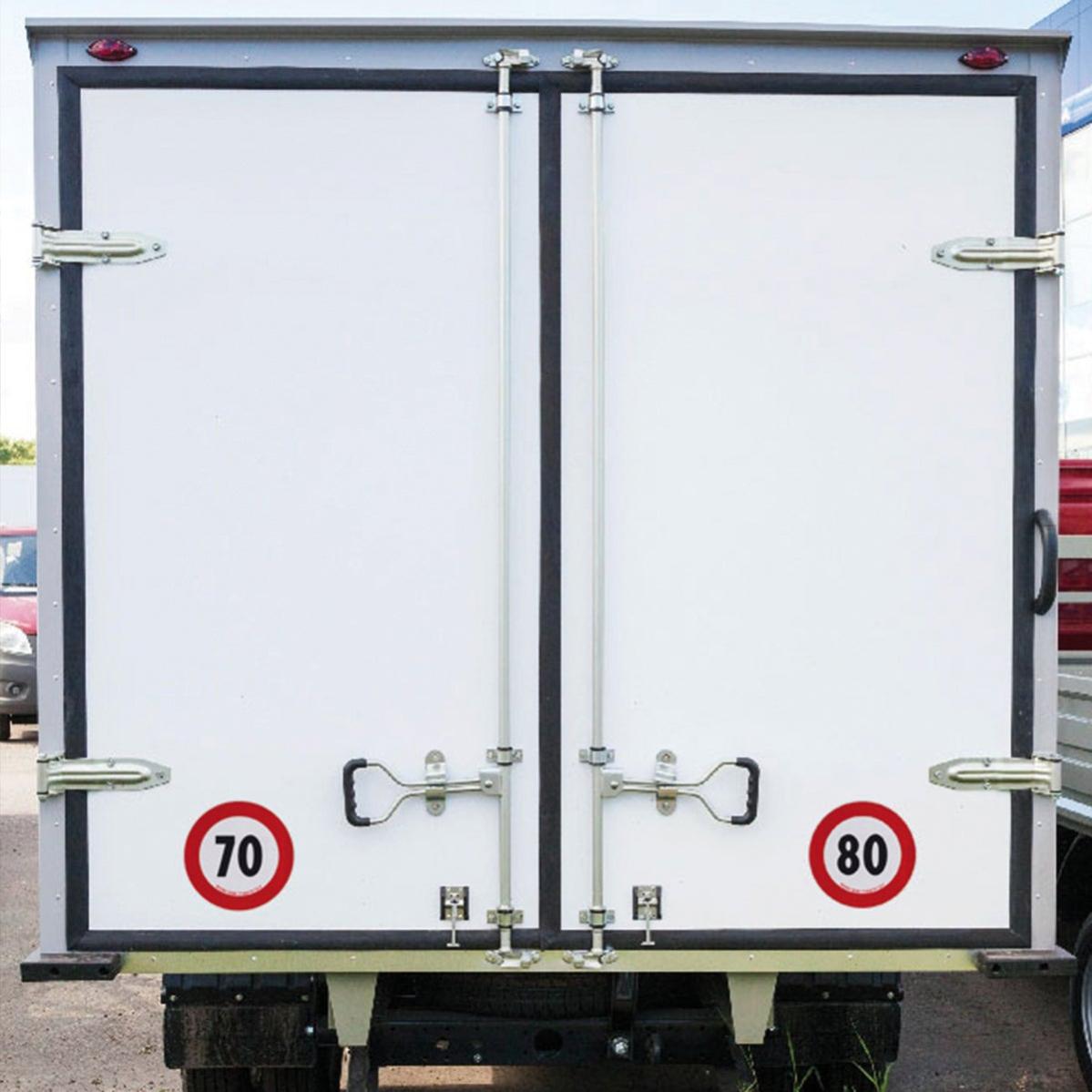 Sticker Limite di velocità 70 Km pvc 20 x 20 cm | Leroy Merlin