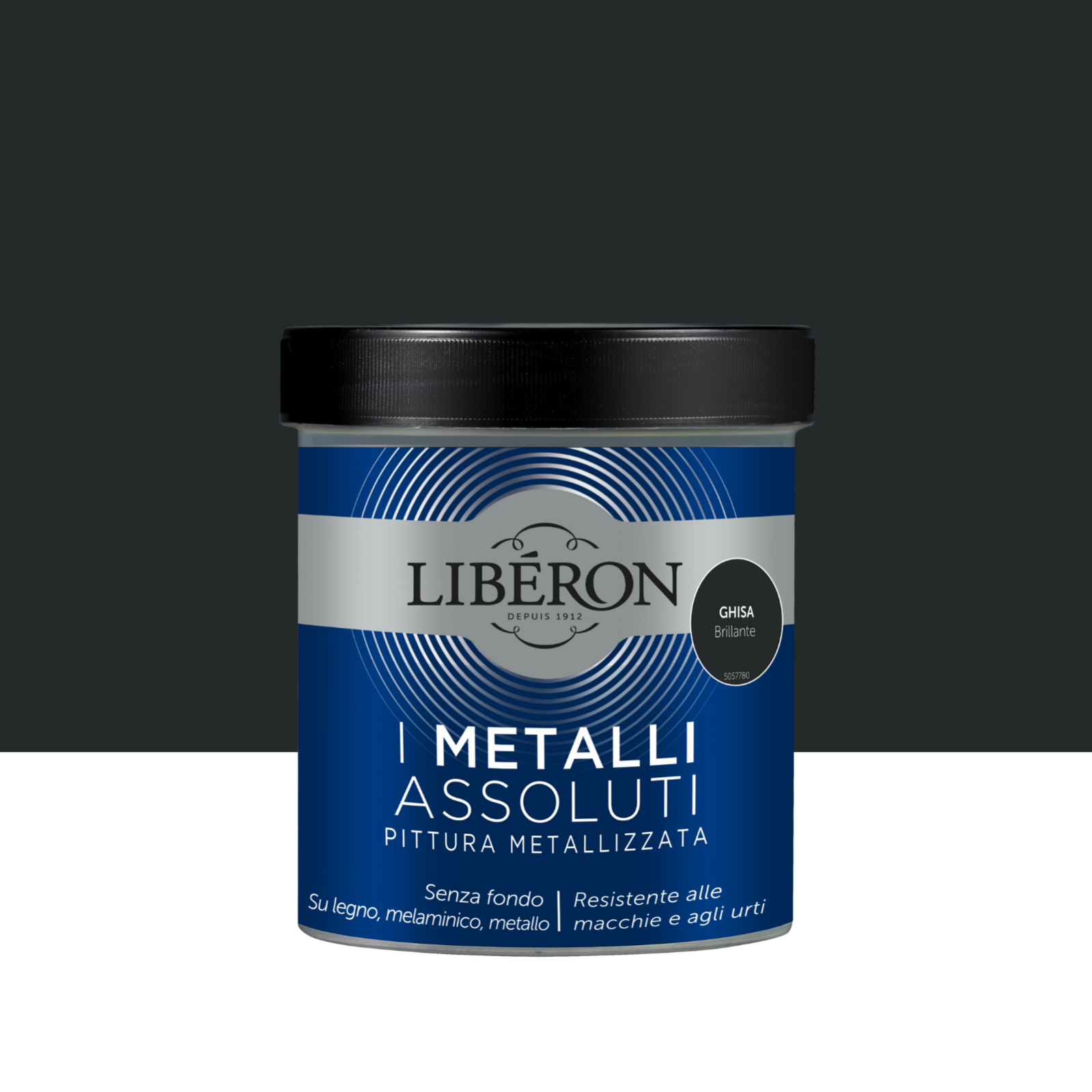 Pittura LIBÉRON I METALLI ASSOLUTI 0.5 L grigio ghisa brillante ...