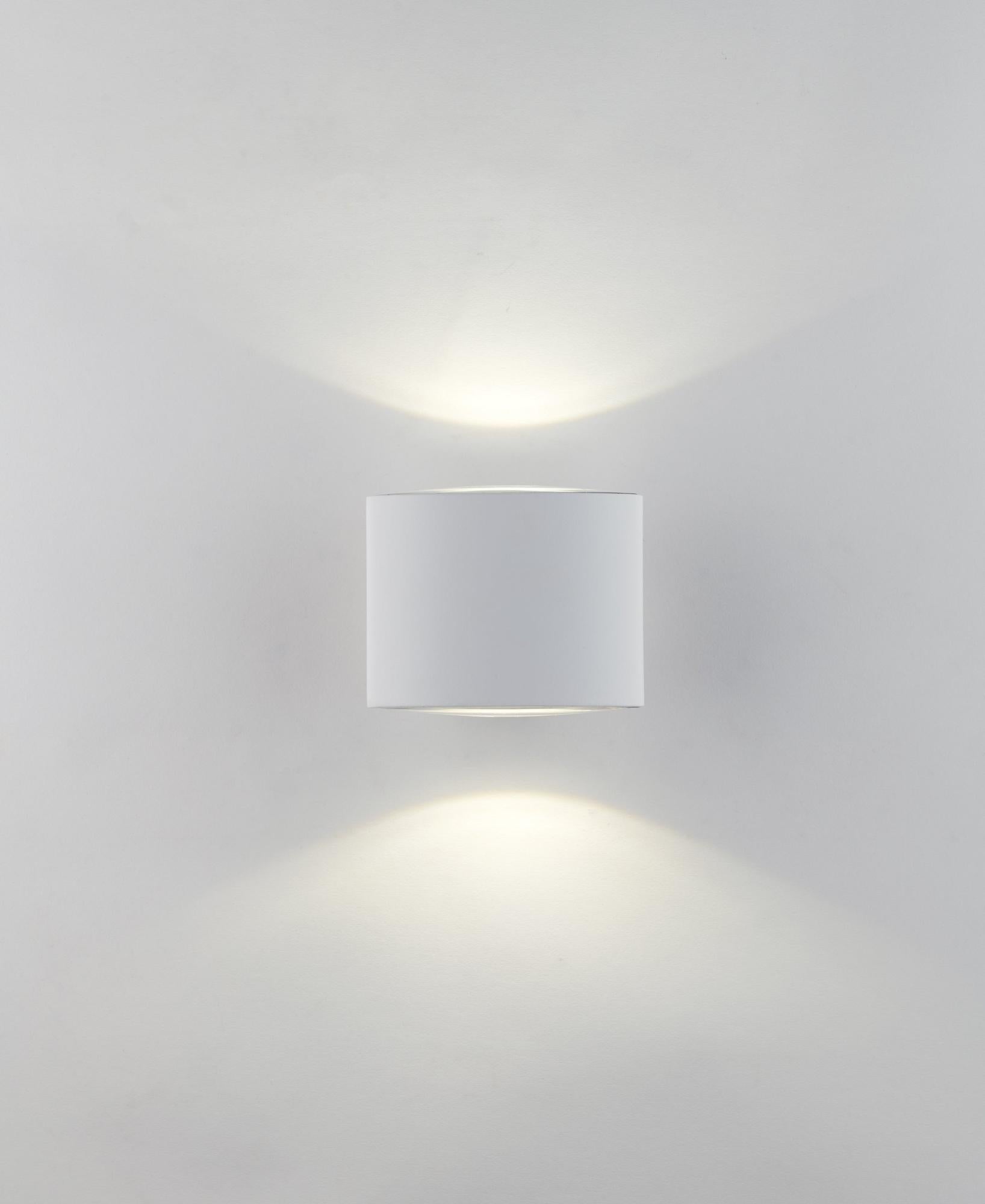 Applique Boxter LED in alluminio, bianco, 8W 700LM IP44 INTEC | Leroy ...