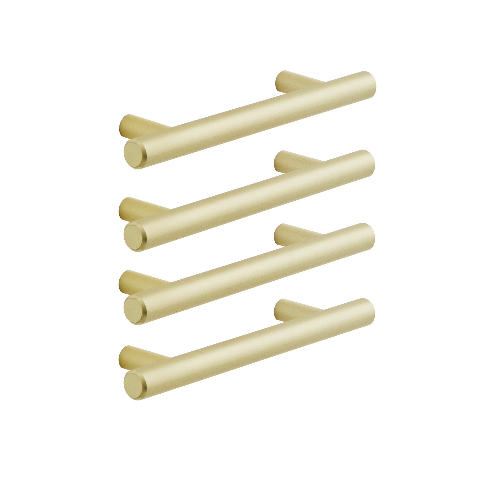 Maniglia per mobile in inox dorato spazzolato e ottonato Sara INSPIRE ...