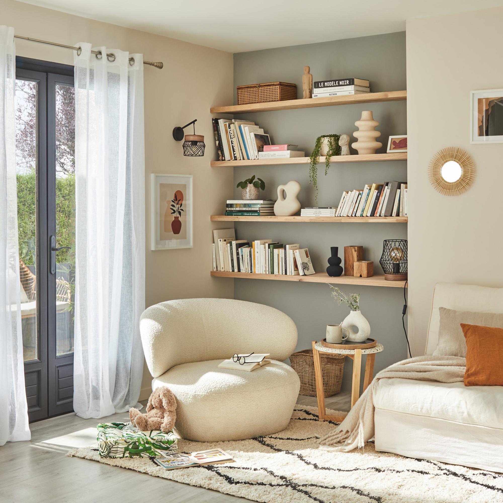 Lampada da tavolo boho Kanel nero, in metallo, INSPIRE | Leroy Merlin