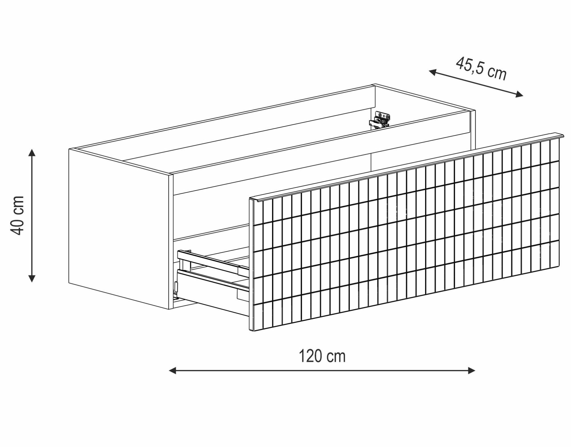 Mobile da bagno sotto lavabo beige, lavabo non incluso | Leroy Merlin